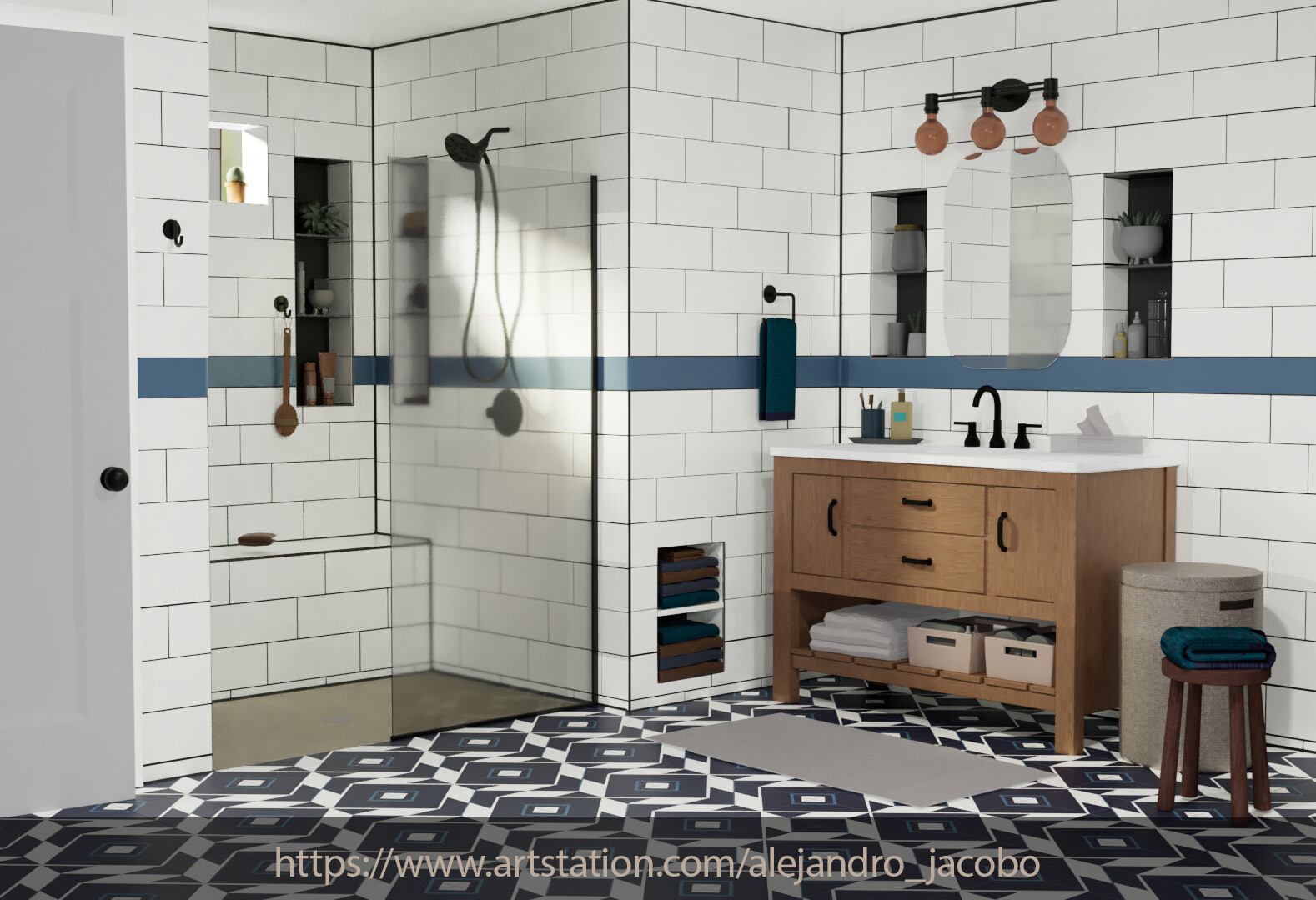 ArtStation - Bathroom LookDev
