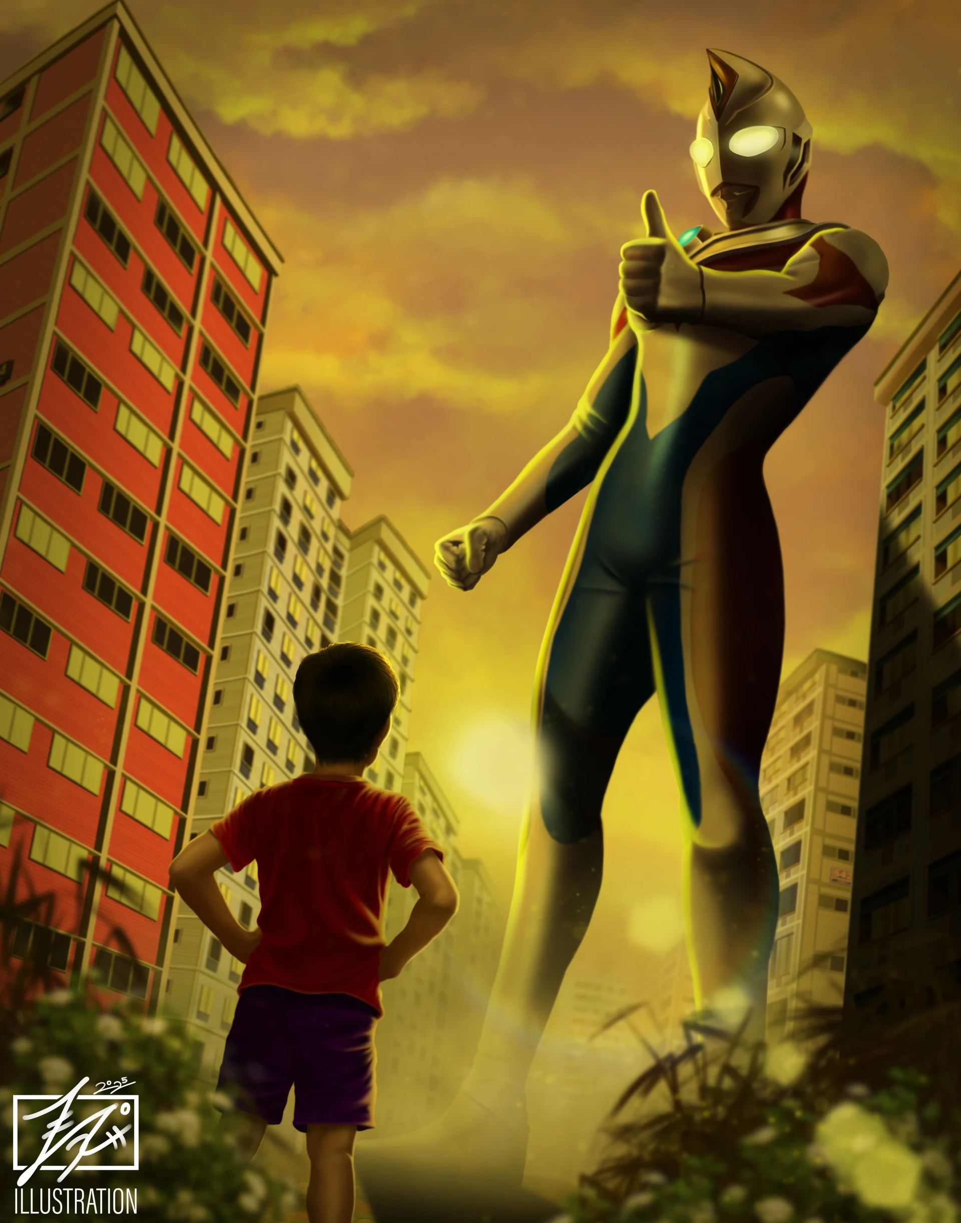 ArtStation - Ultraman Dyna Fan Art
