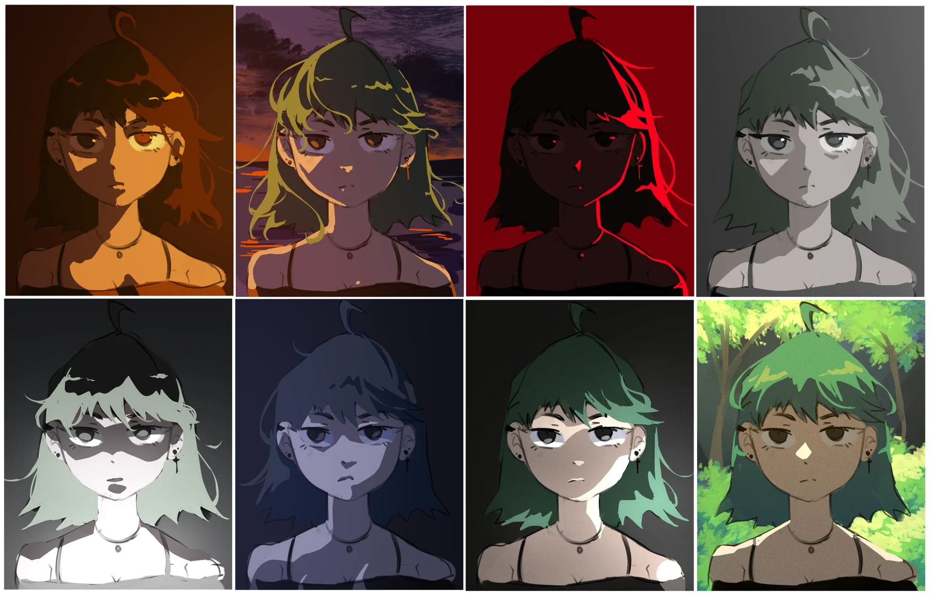 ArtStation - light practice