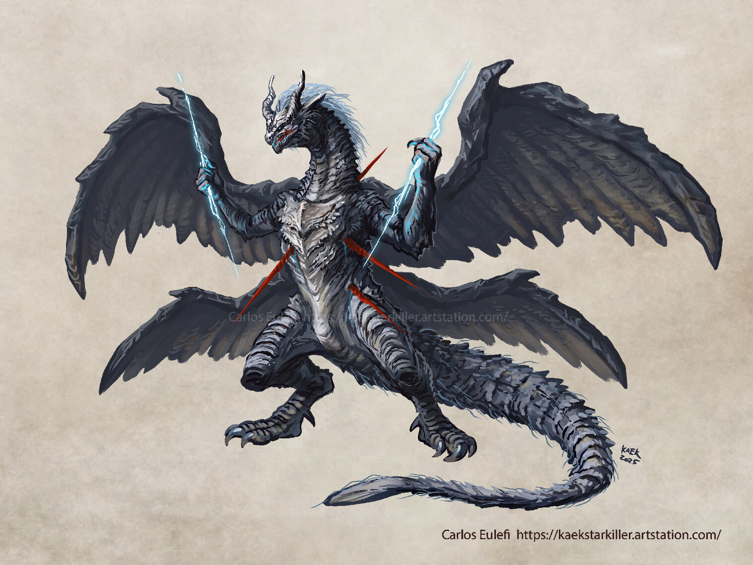 Carlos Eulefi - Smaugust 2025 16 dragons