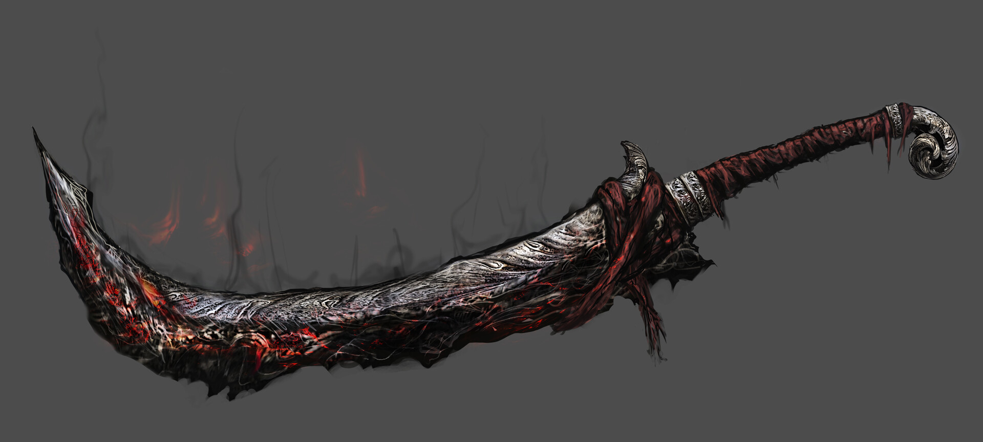 ArtStation - Molten Curved Sword