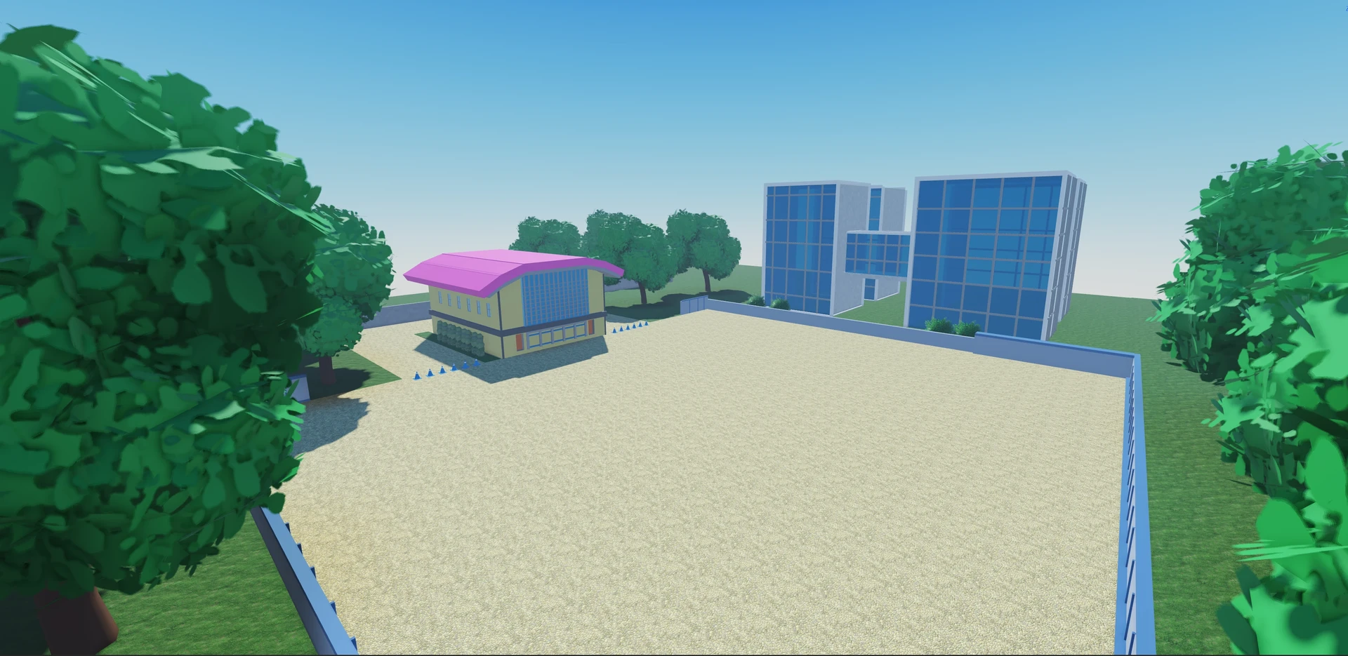 ArtStation - MHA P.E Grounds
