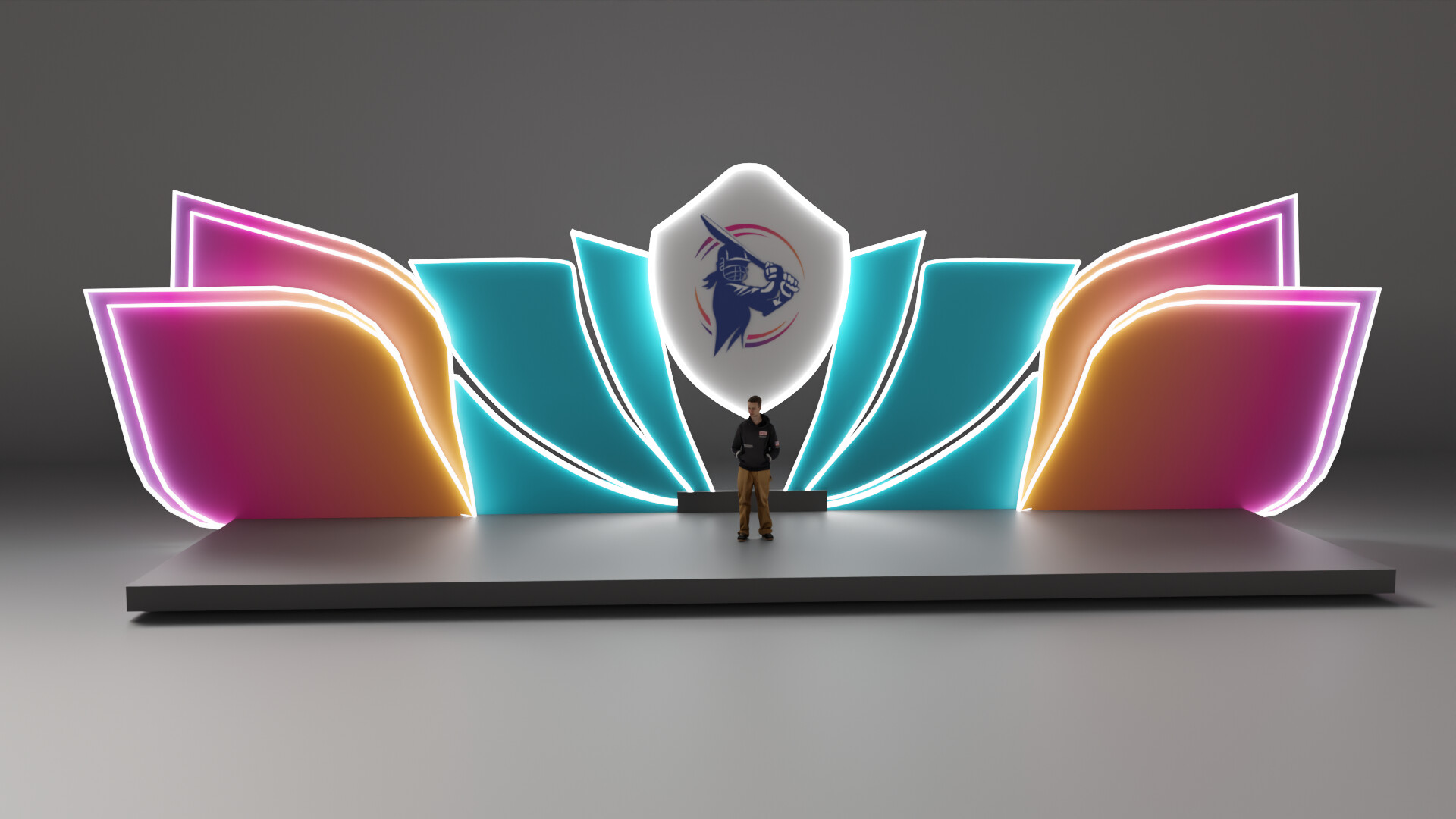 ArtStation - WPL event stage design
