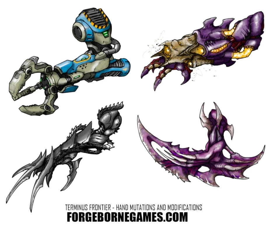 ArtStation - Terminus Frontier - board game art