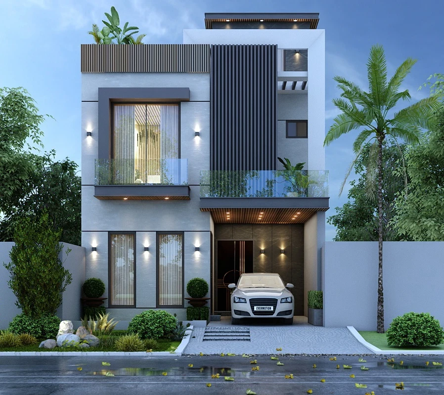 Rana Zahoor - 10 Marla House Elevation