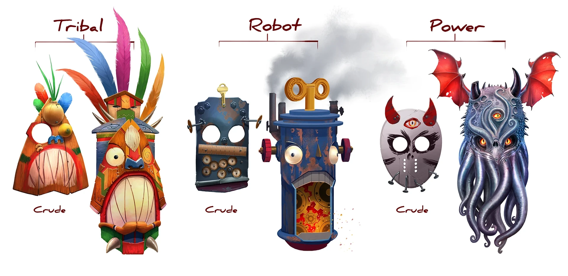 ArtStation - Masks of Power | Devil Boy | SuperGenius