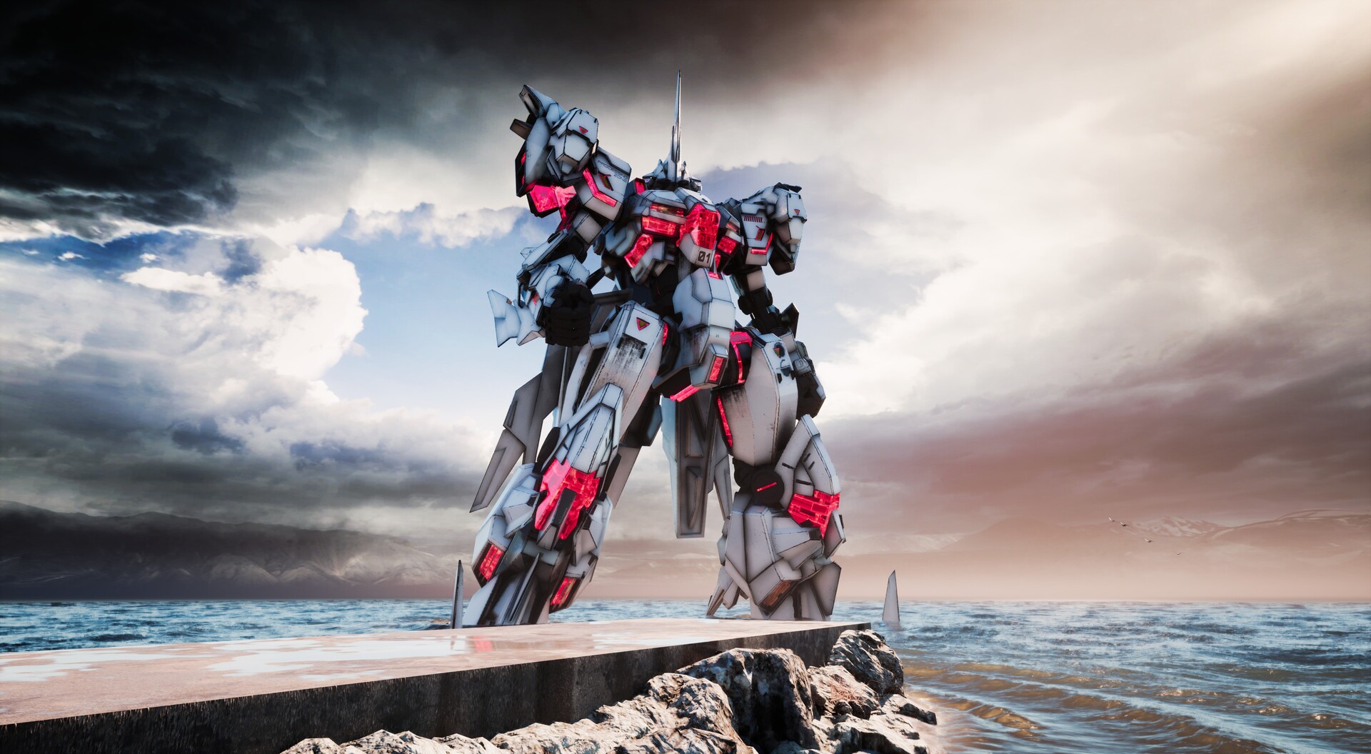ArtStation - Seaside Mecha