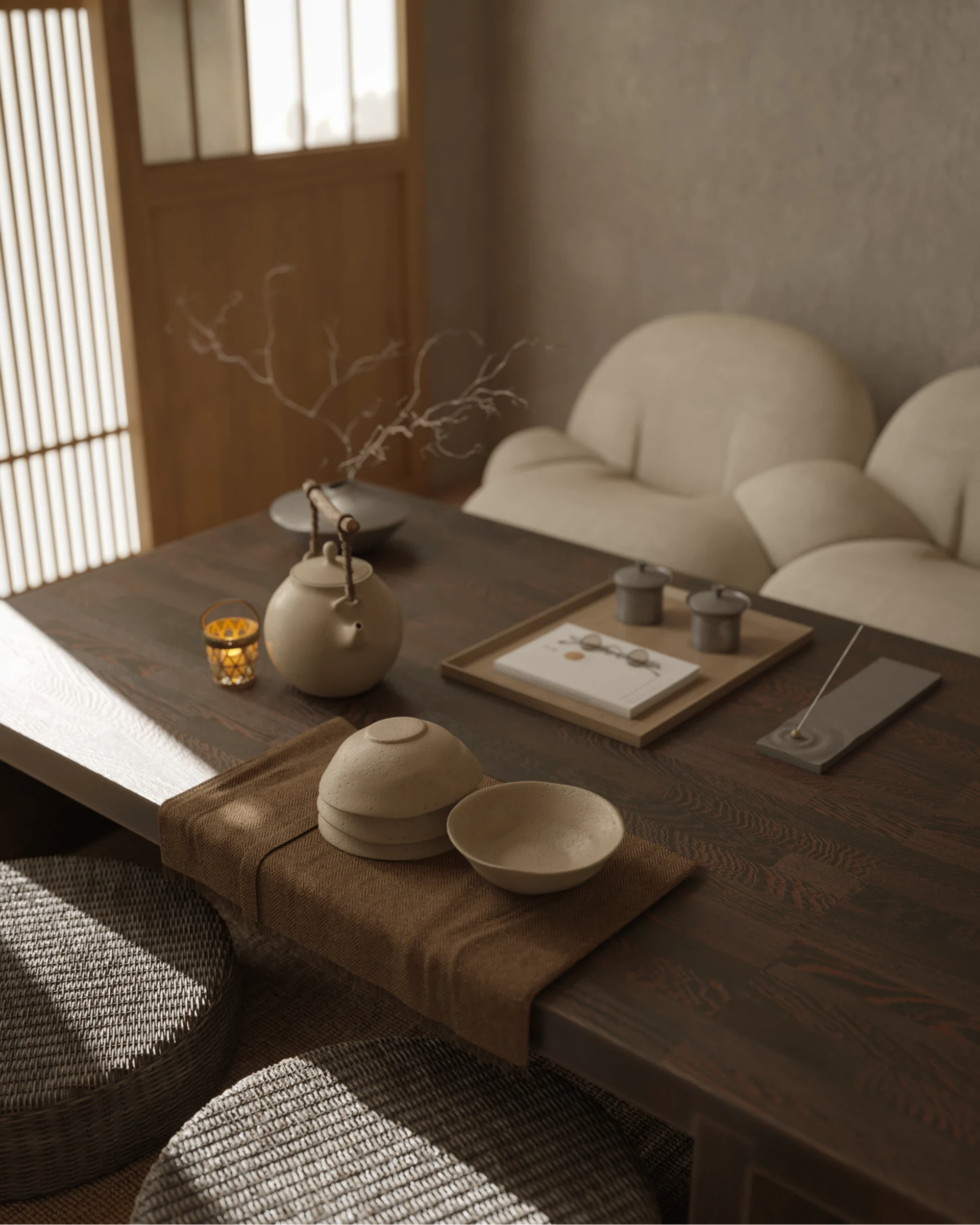 ArtStation - Japanese Cozy Room