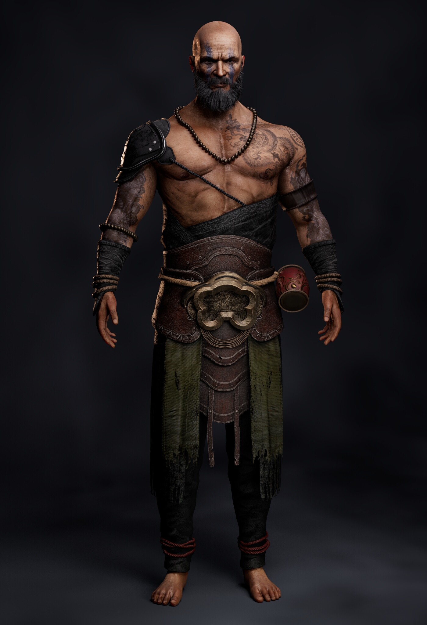 ArtStation - Warrior Monk – Real-time Character
