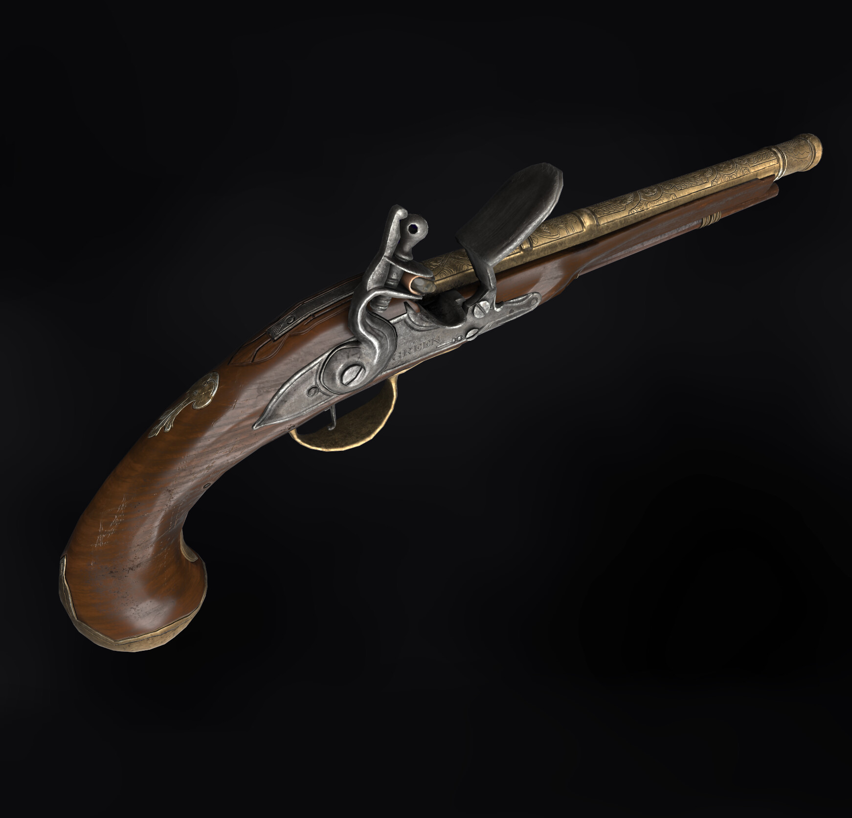 ArtStation - Flintlock pistol