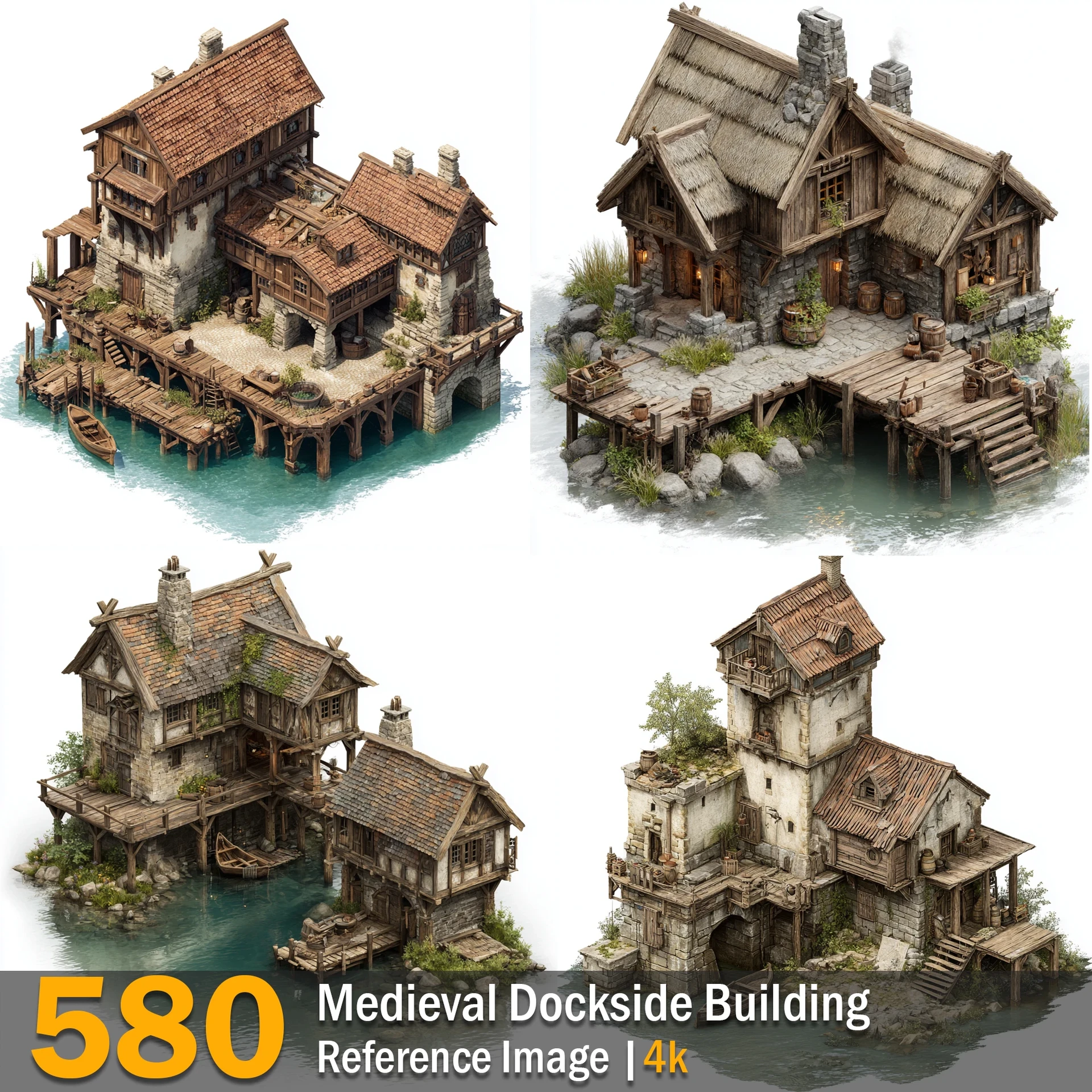 ArtStation - Medieval Dockside Building | Reference Images | 4K