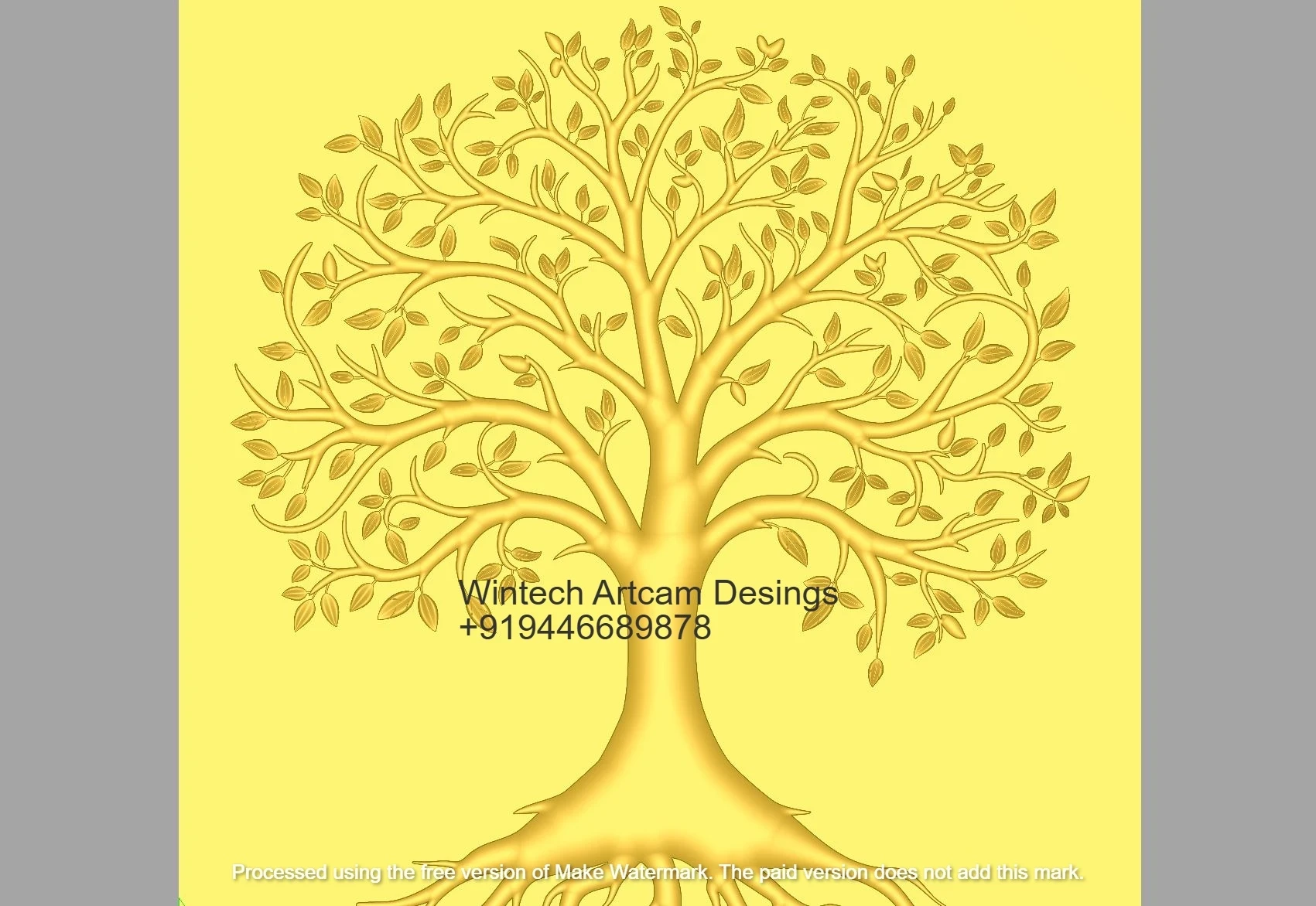 ArtStation - Stunning Tree Wallpanel 3D Reliefs — ArtCAM & Wintech Ready