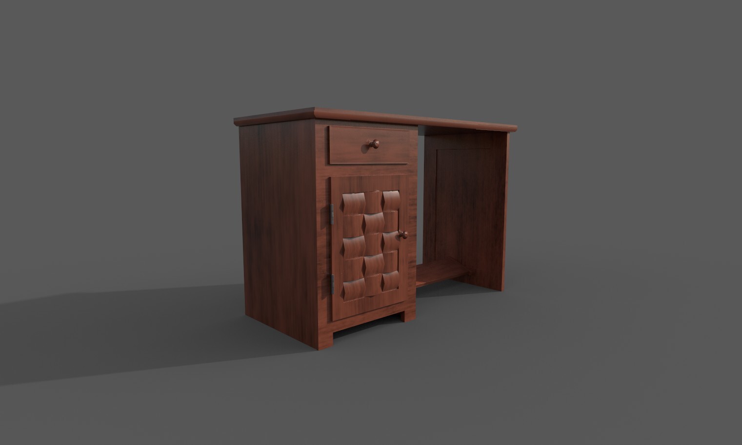 ArtStation - Wooden table 3d model