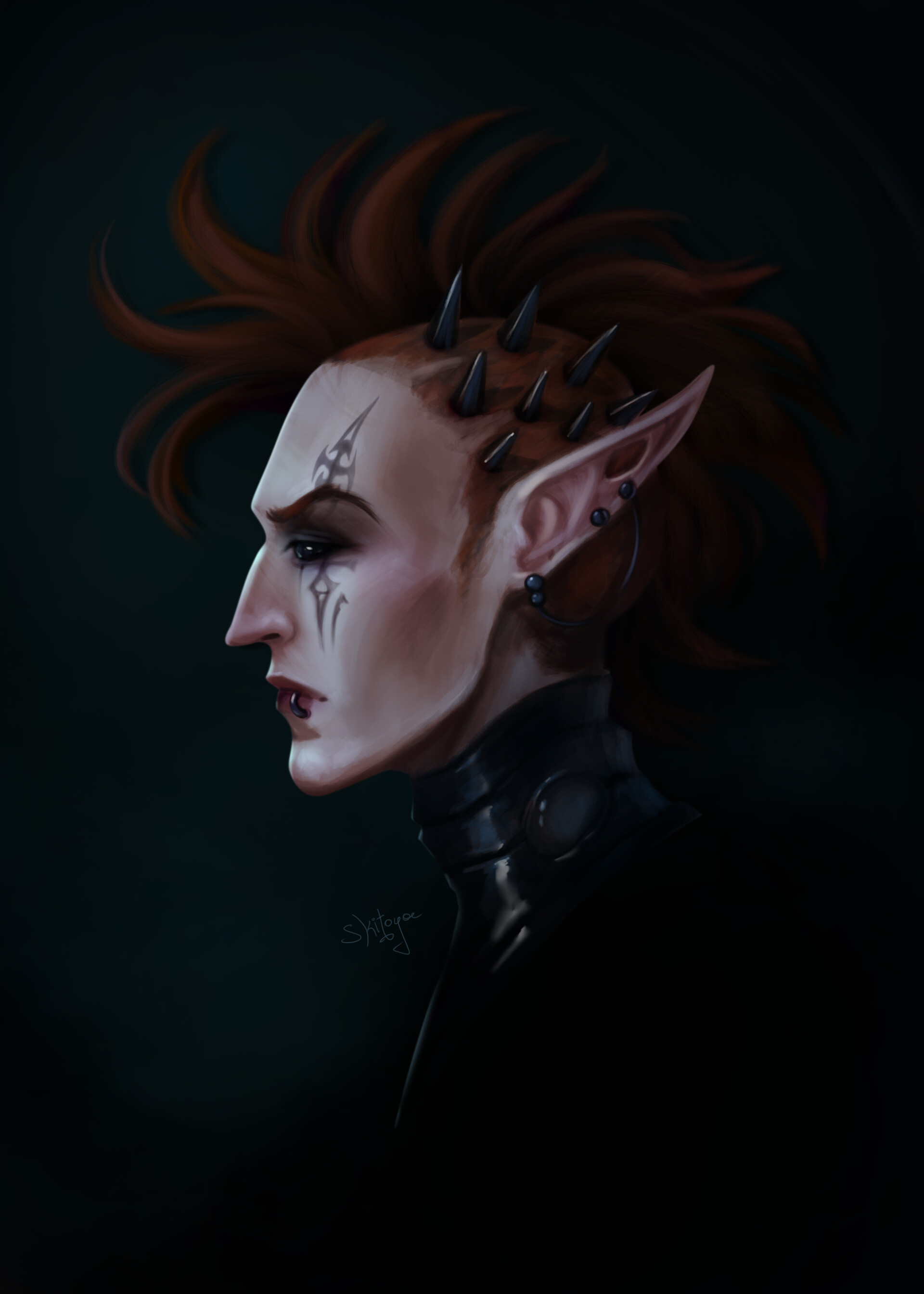 ArtStation - Dark Eldar Portrait