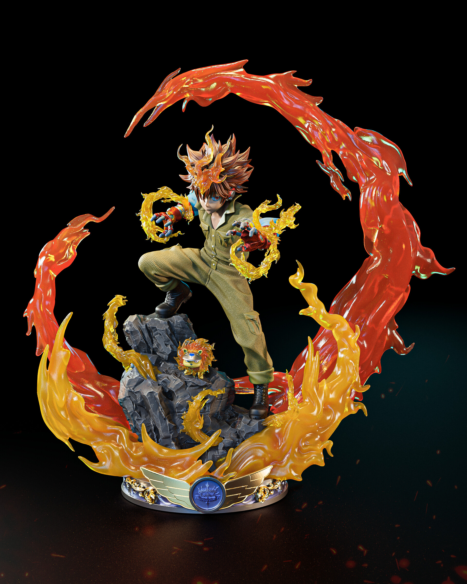 ArtStation - tsuna de hitman reborn chez tengu studio( cuts only, no design )