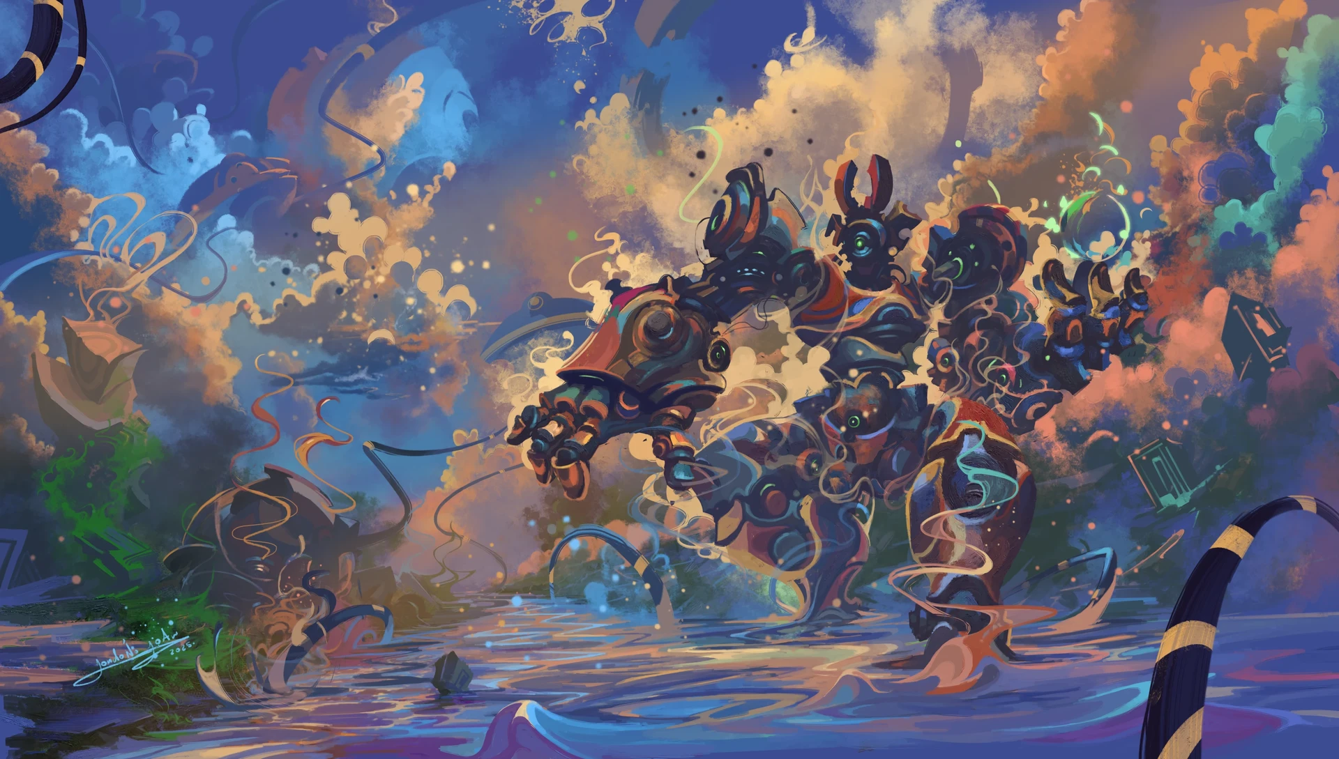 ArtStation - Giant Mecha - World invader