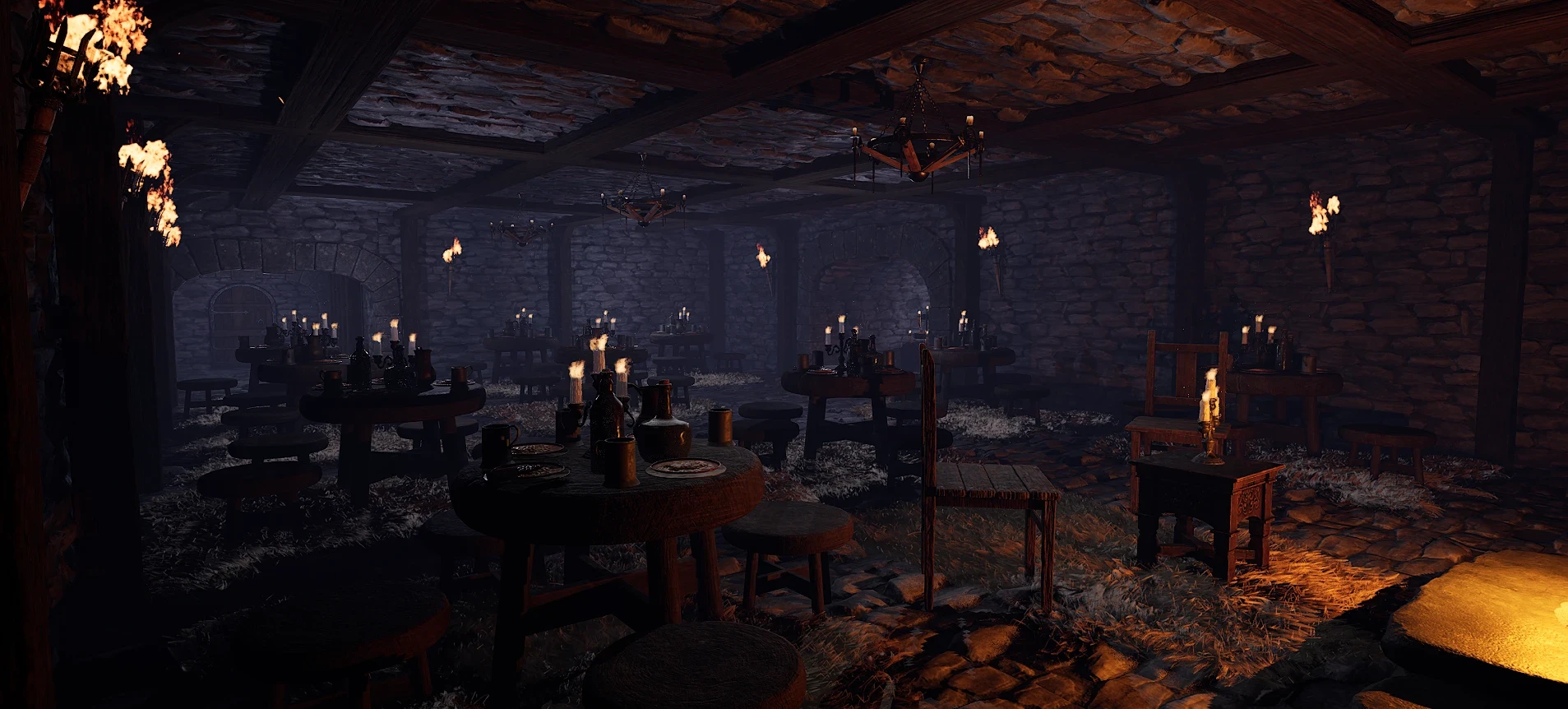 ArtStation - The Emberfang Tavern Medieval Cozy Environment
