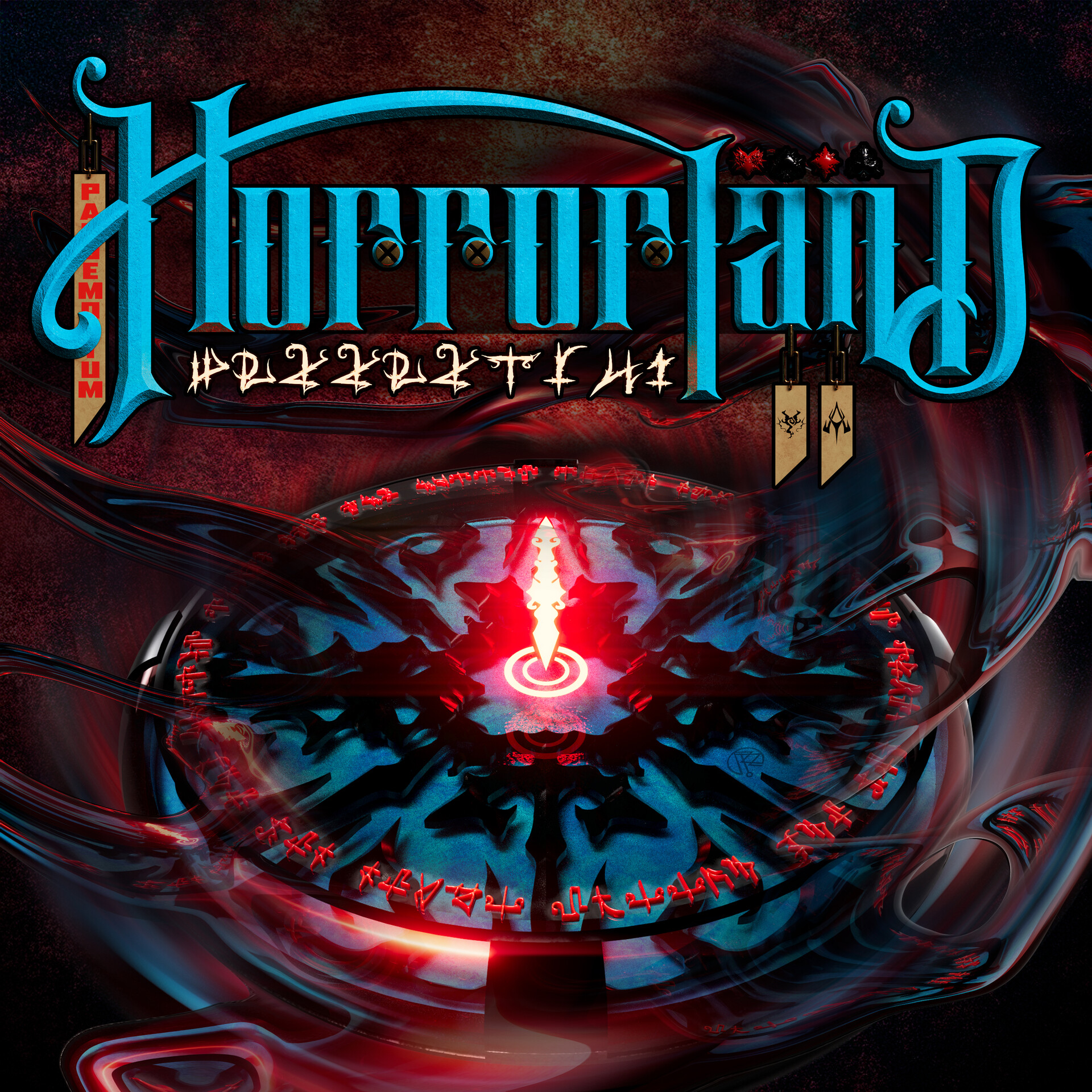 ArtStation - HELLX - HORRORLAND - COVER ART (Pandemonium Single 2025)