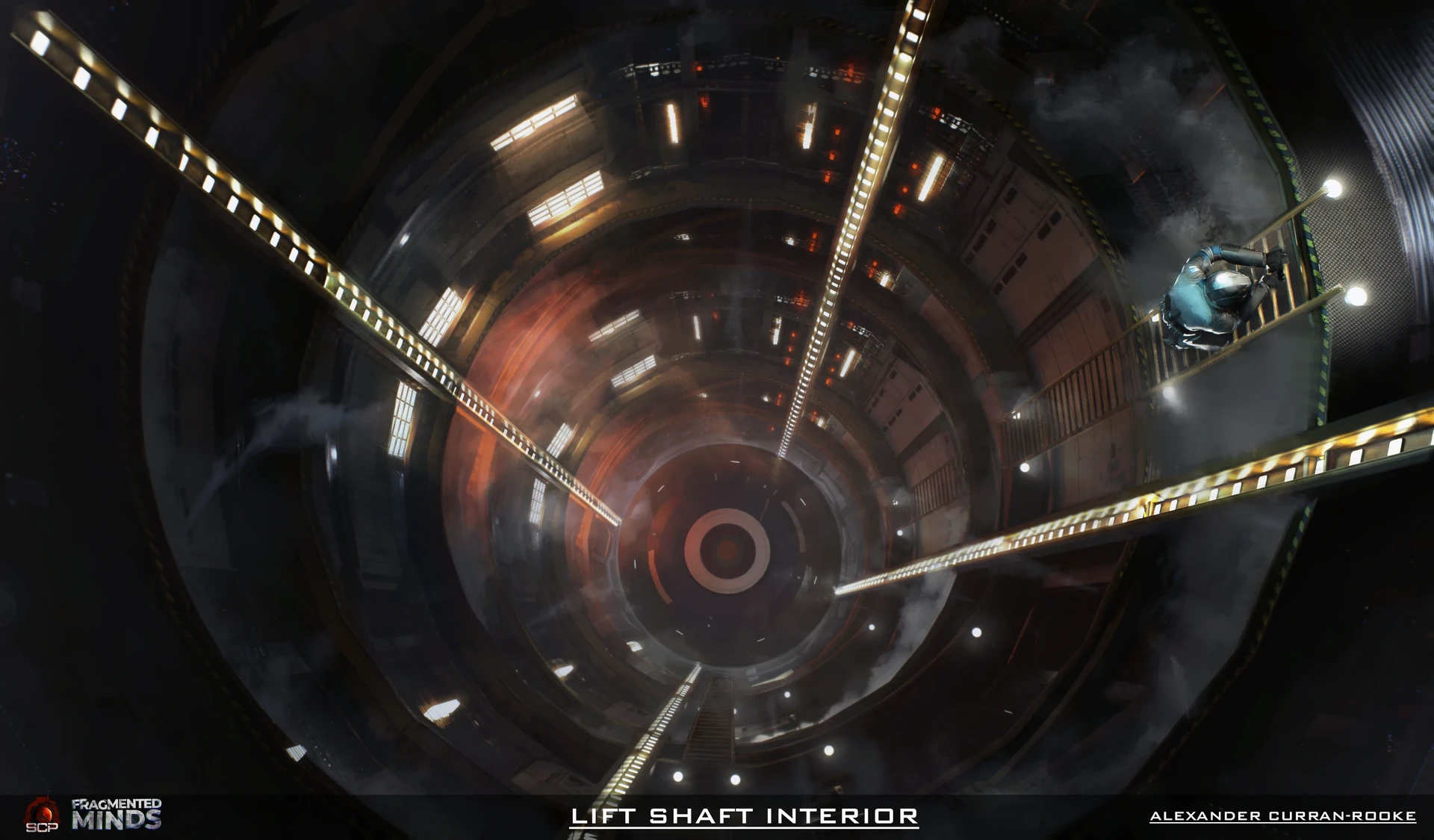 ArtStation - SCP Fragmented Minds: Lift shaft concept