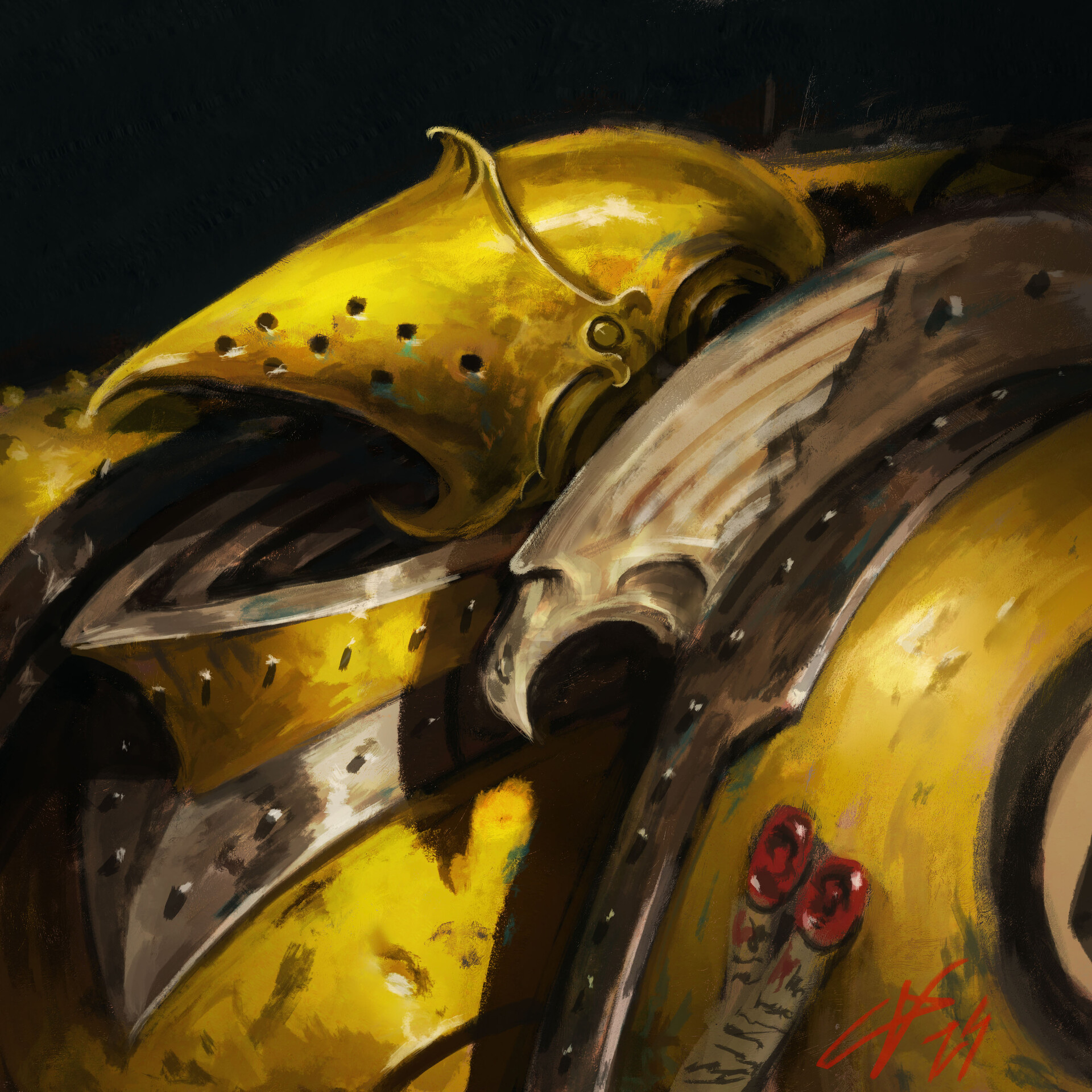 ArtStation - Imperial fist oc