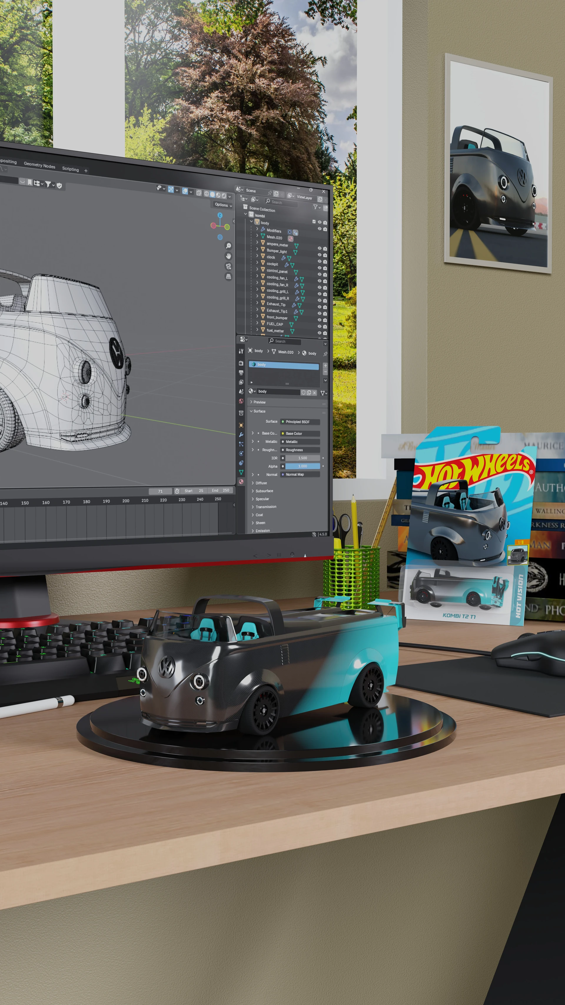 ArtStation - HOT WHEELS KOMBI T2 T1