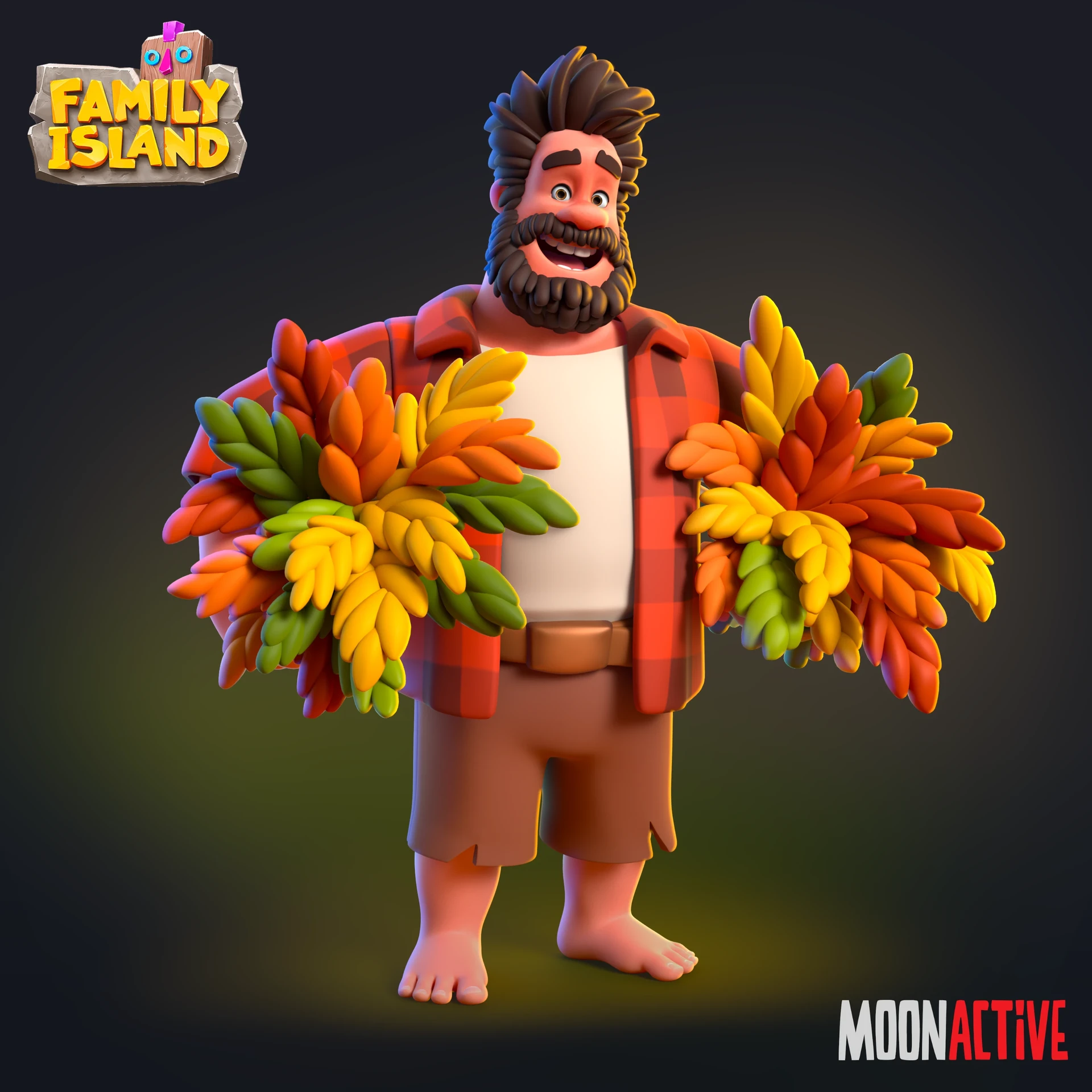 ArtStation - Bruce from Family Island