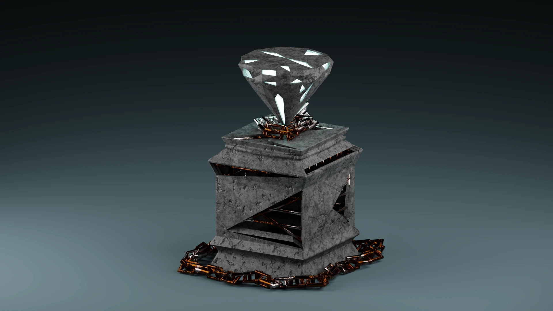 ArtStation - diamond statue