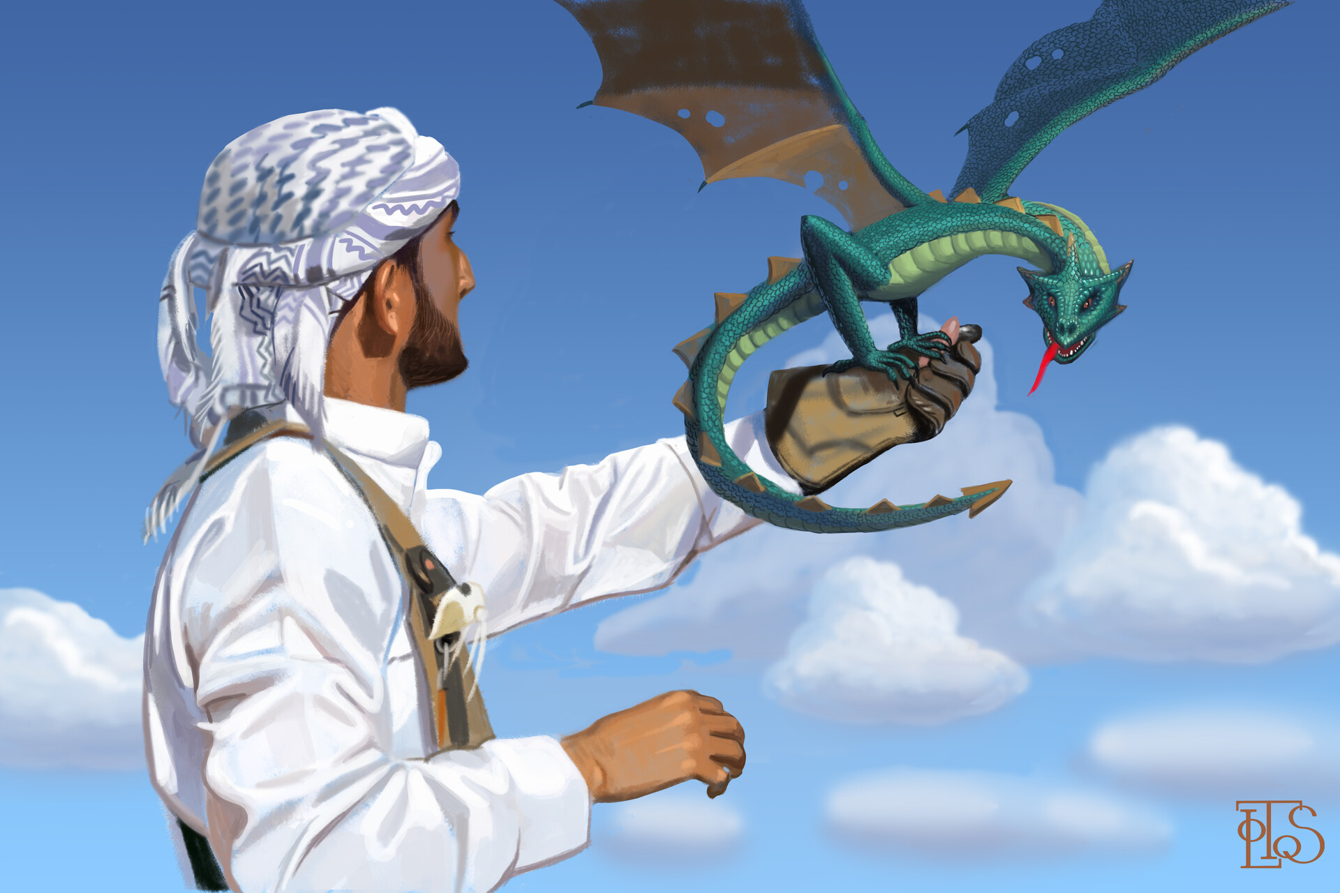 ArtStation - hand dragon