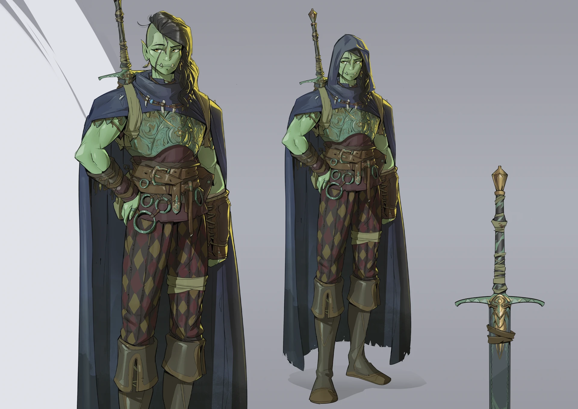 ArtStation - Orc Warrior Dnd