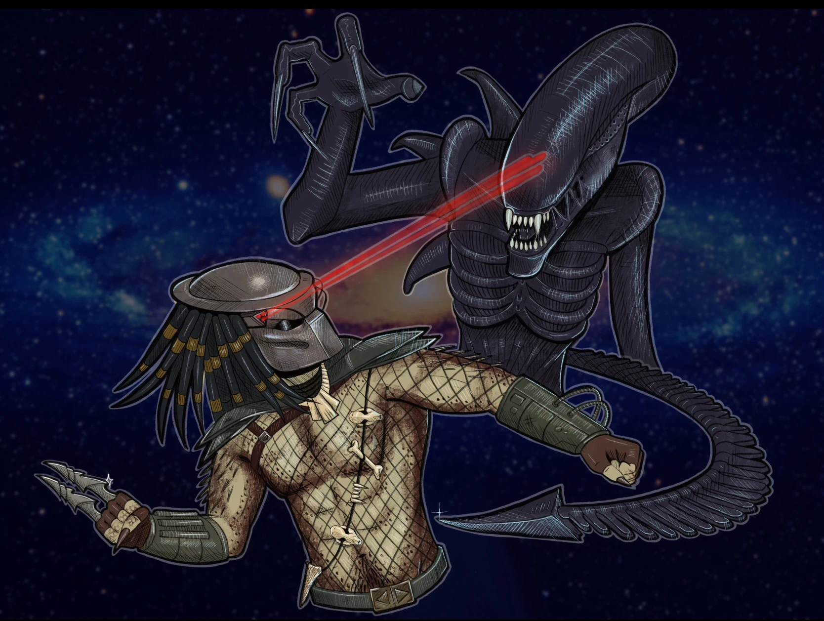 ArtStation - Alien Vs Predator