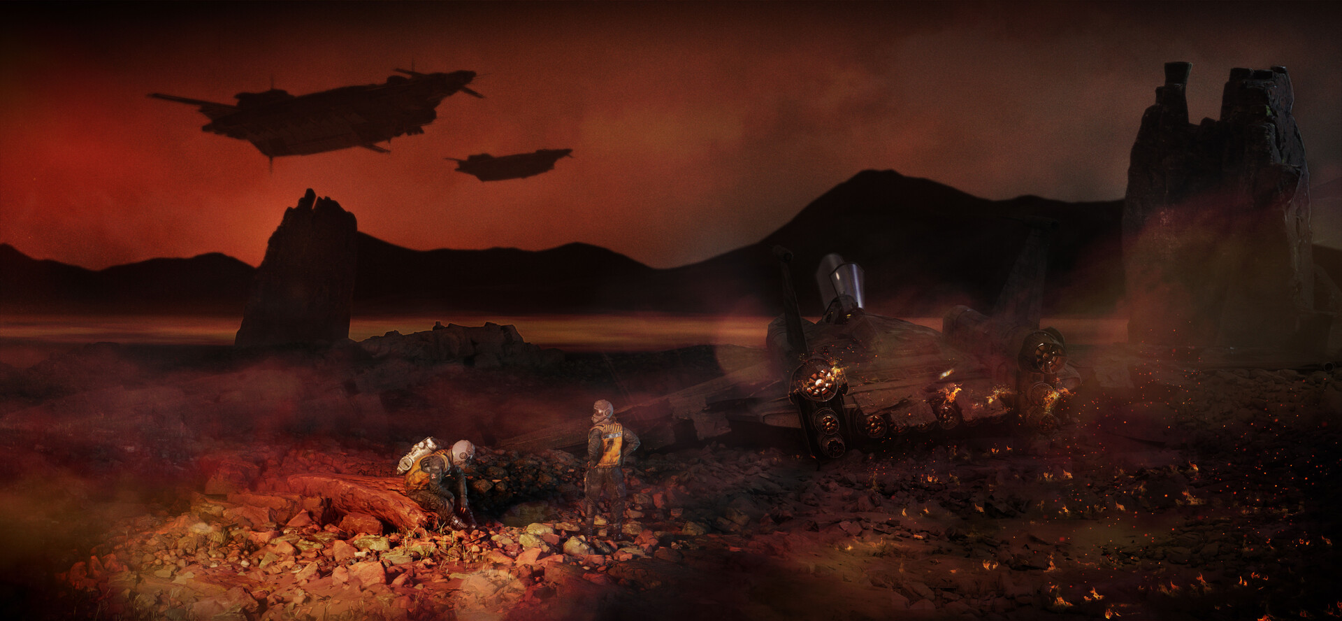 ArtStation - Red Horizon: Crash Site