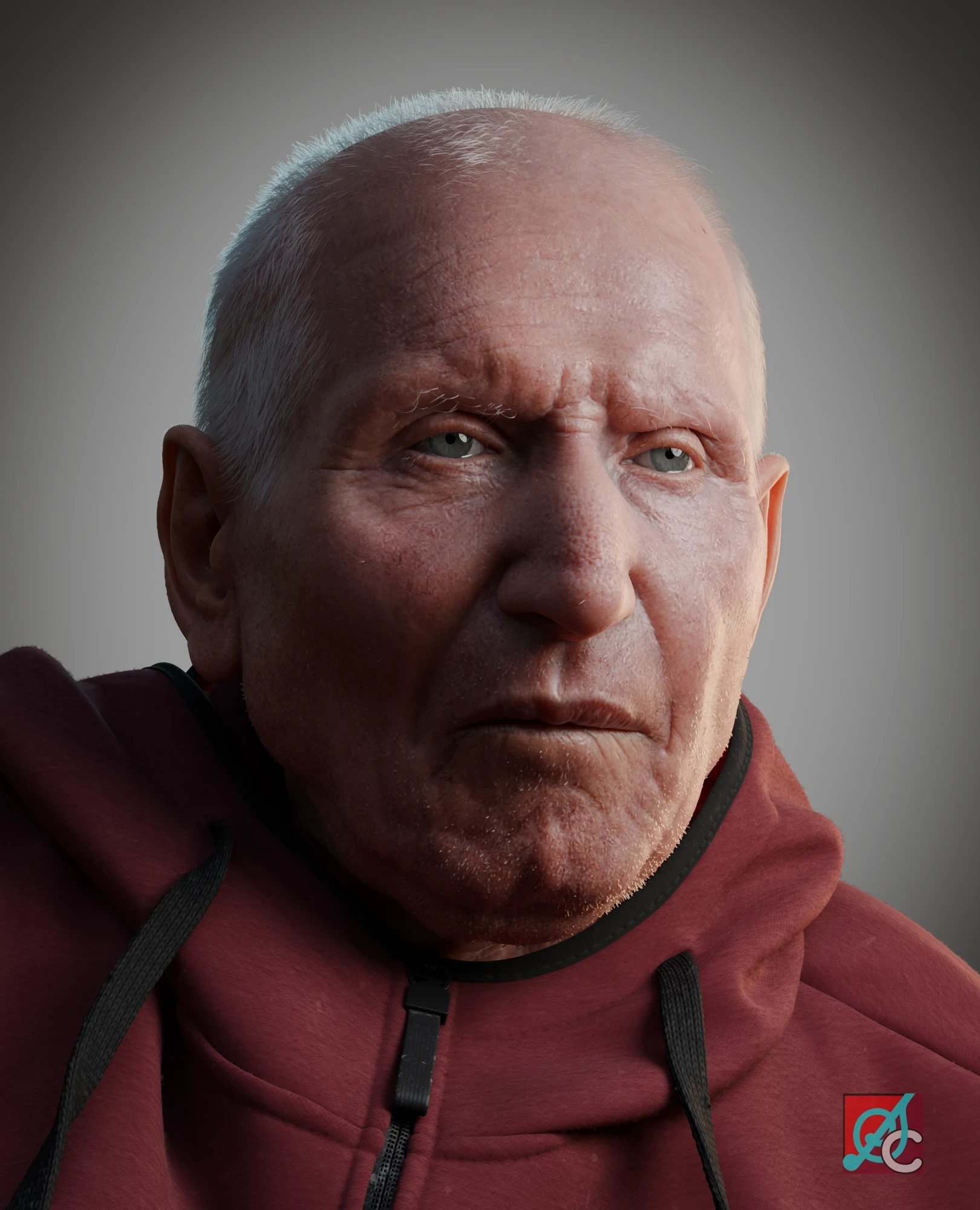 ArtStation - Portrait of my father