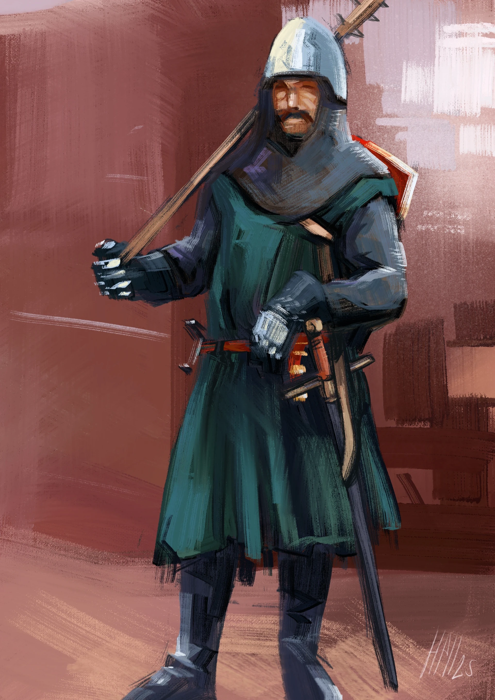 ArtStation - Medieval Guard Study