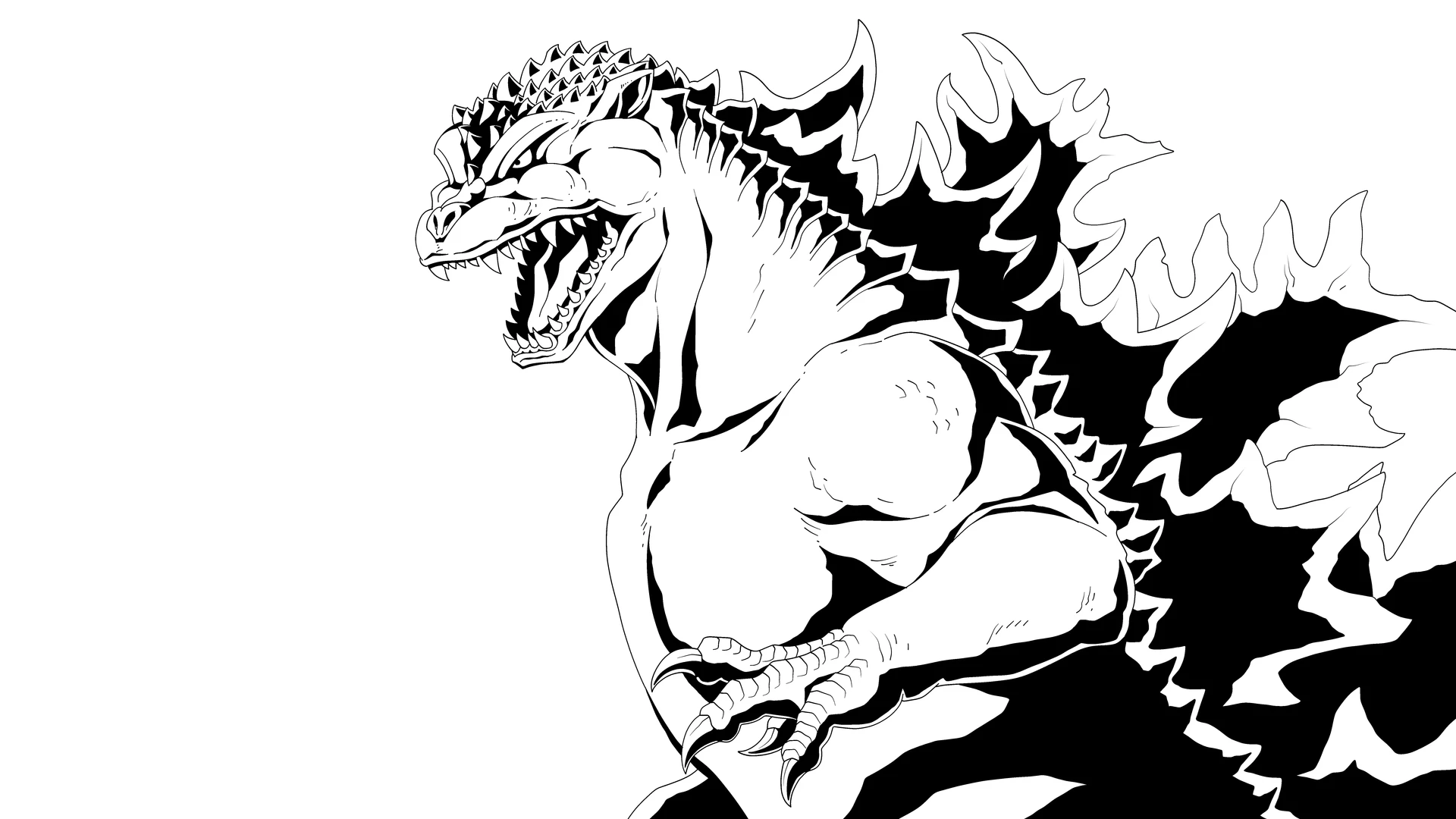 godzilla 1985 wallpaper