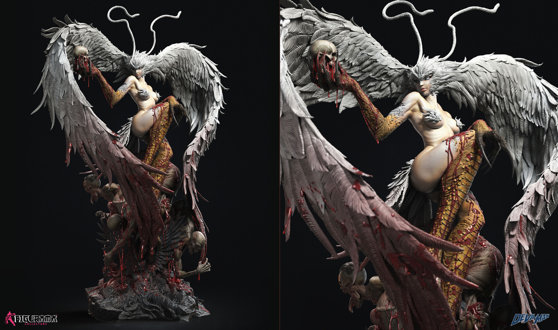 devilman sirene statue