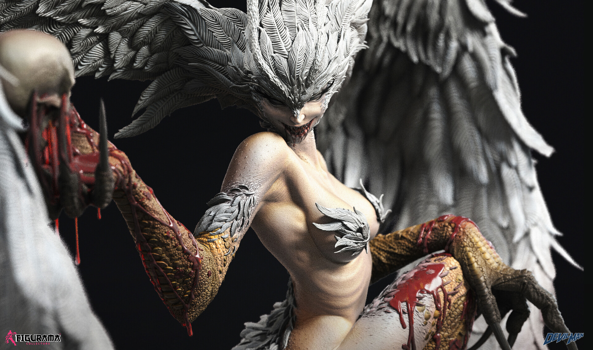 devilman sirene statue