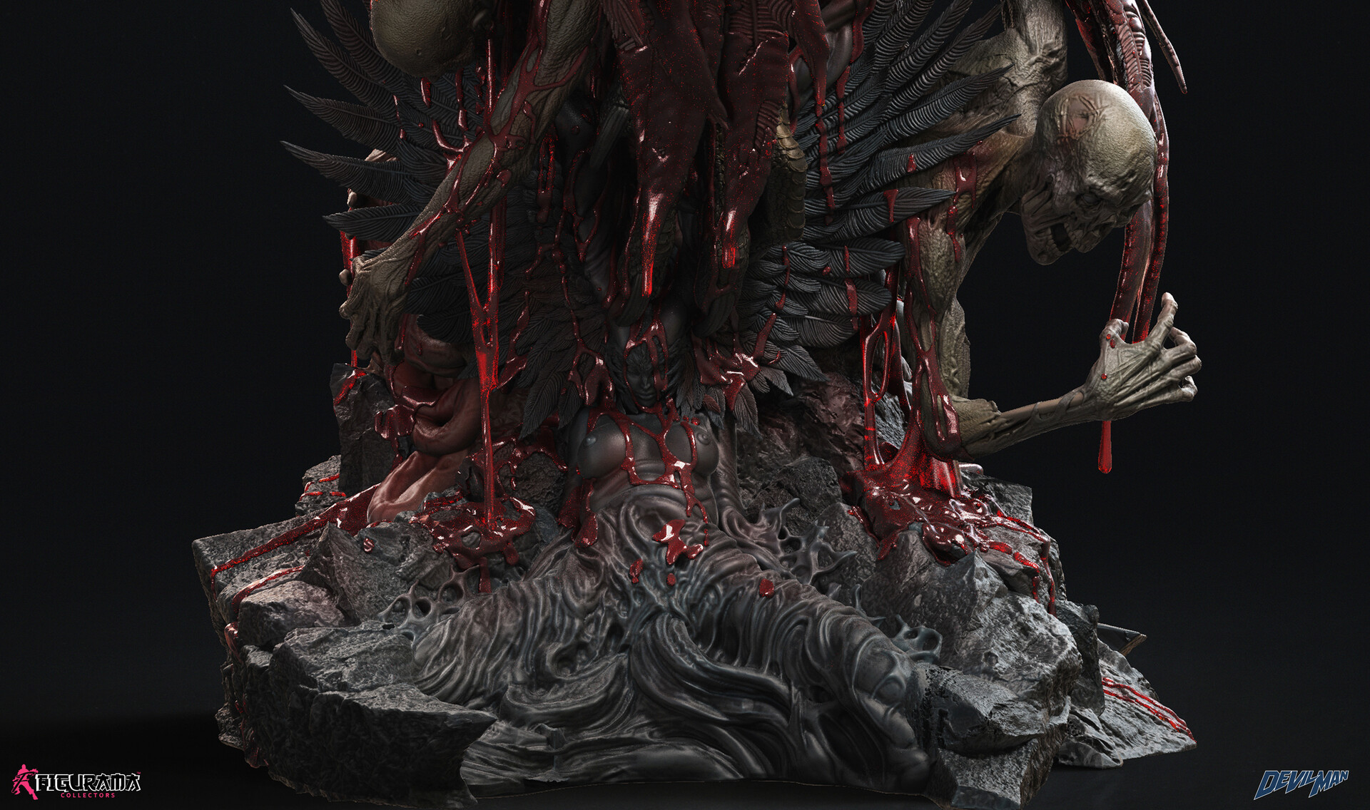 devilman sirene statue