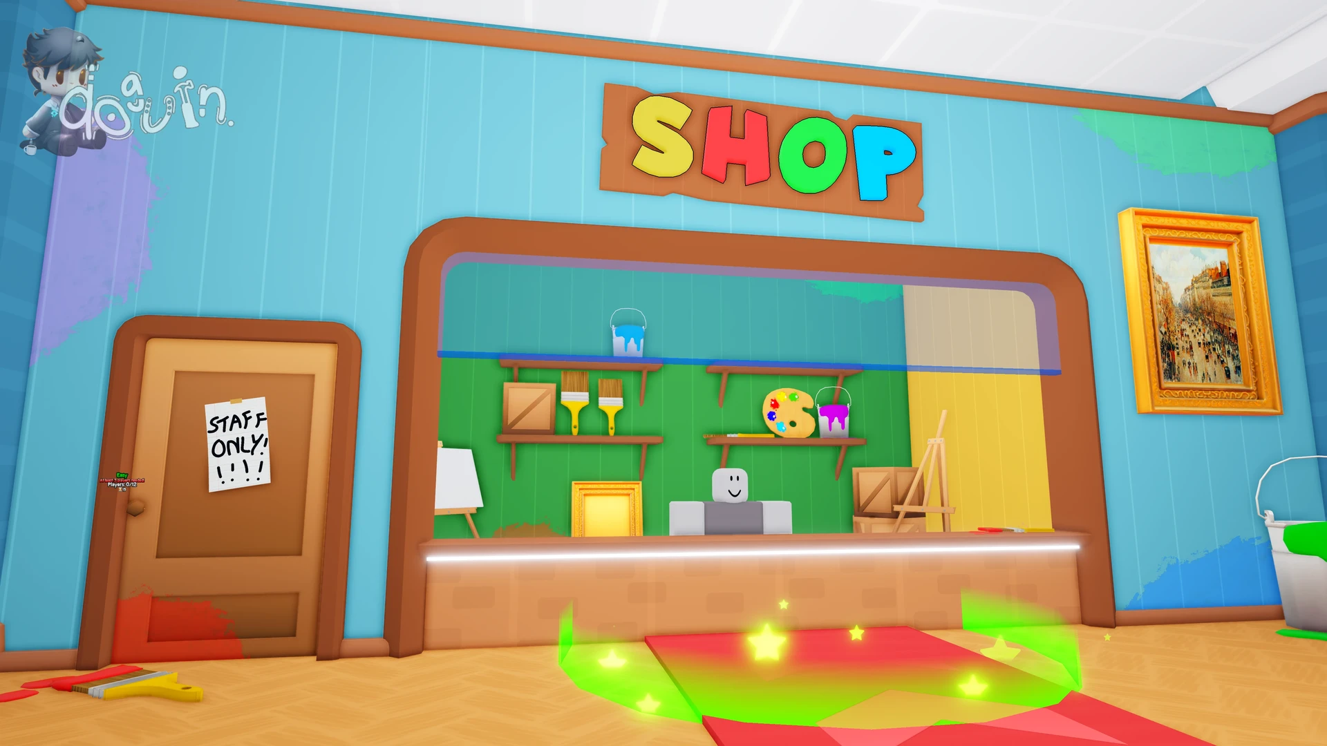 ArtStation - Low-Poly Drawing Game Lobby