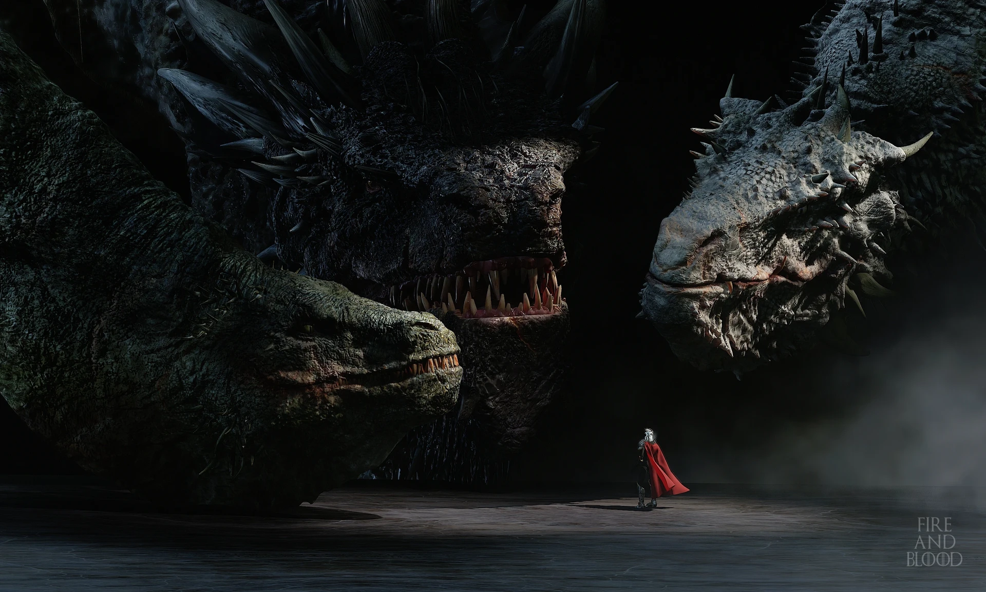 ArtStation - 3d concept "Fire and Blood" Vhagar, Miraxes, and Balerion (the Black Dread)