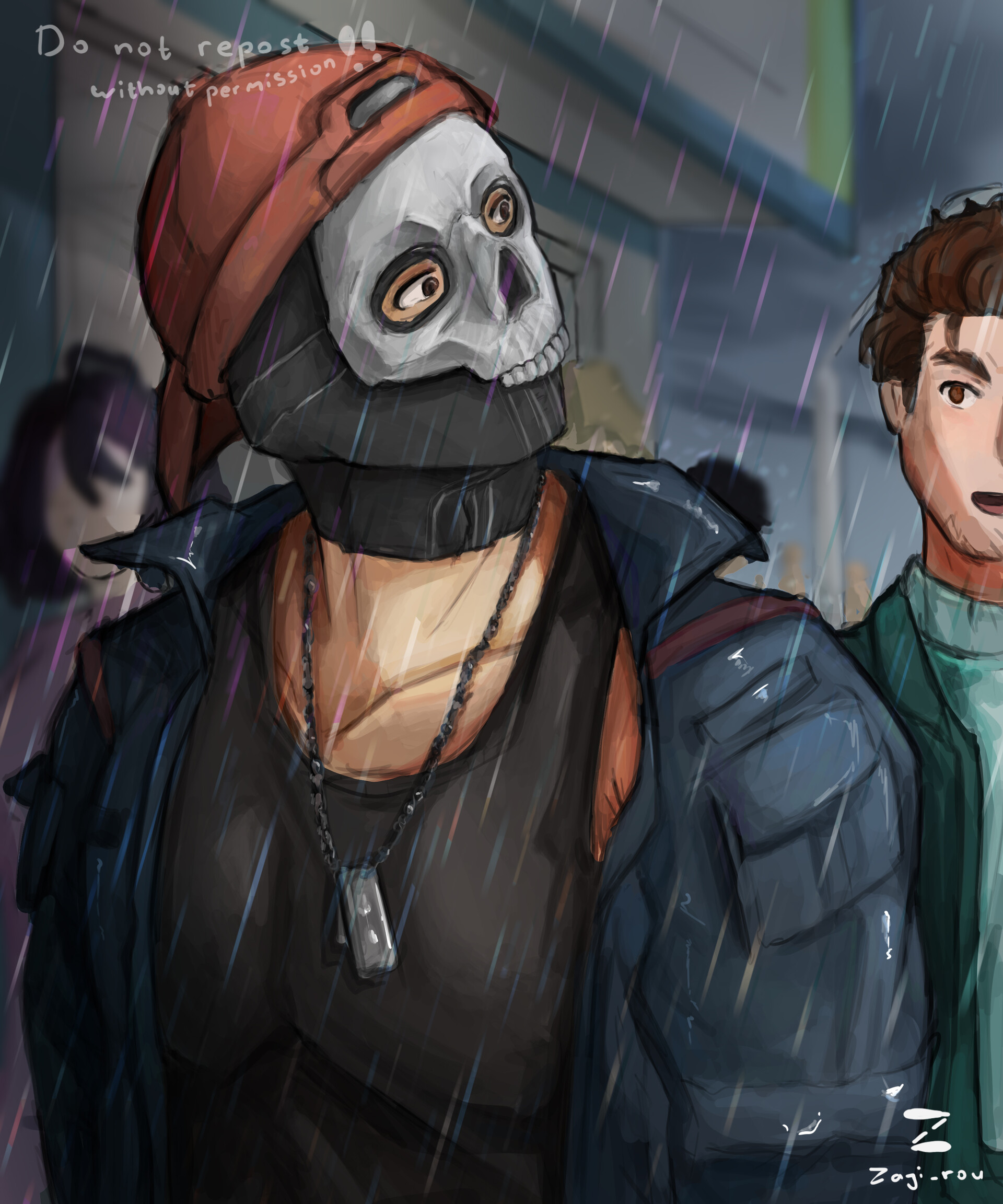ArtStation - Ghost Riley (COD) Fan art