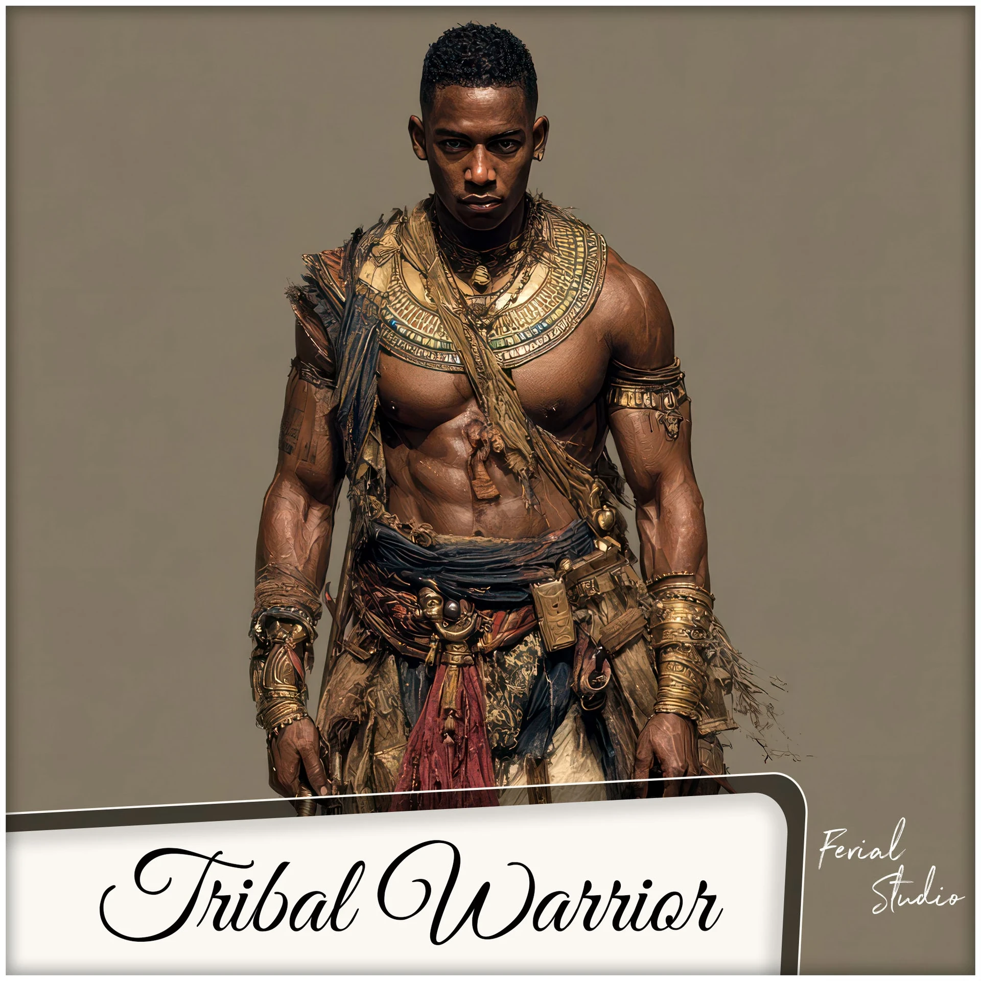 ArtStation - 🔹240 Tribal Warrior Character Reference Image Pack v.159 |4K|
