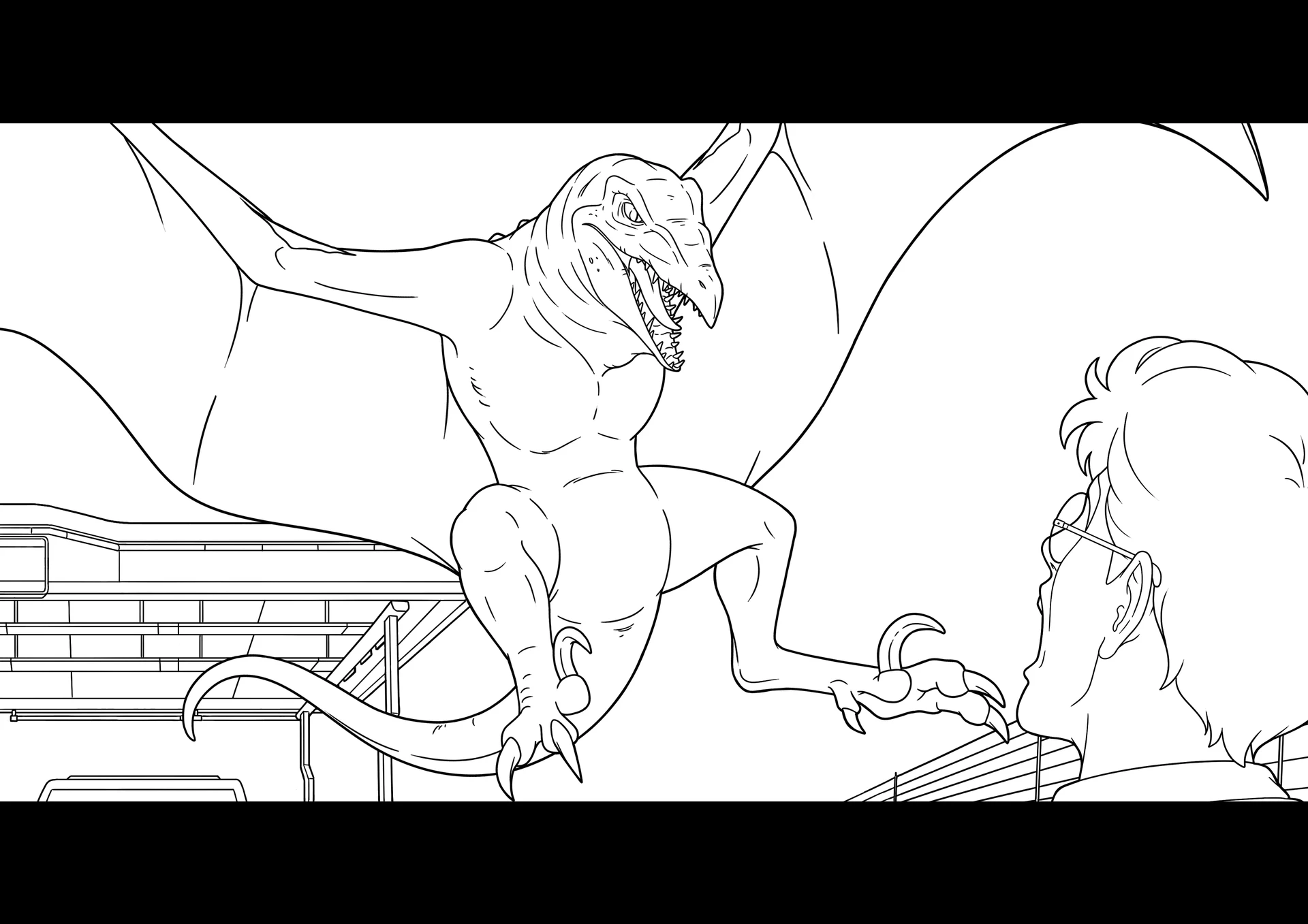 jurassic world rebirth printable coloring pages