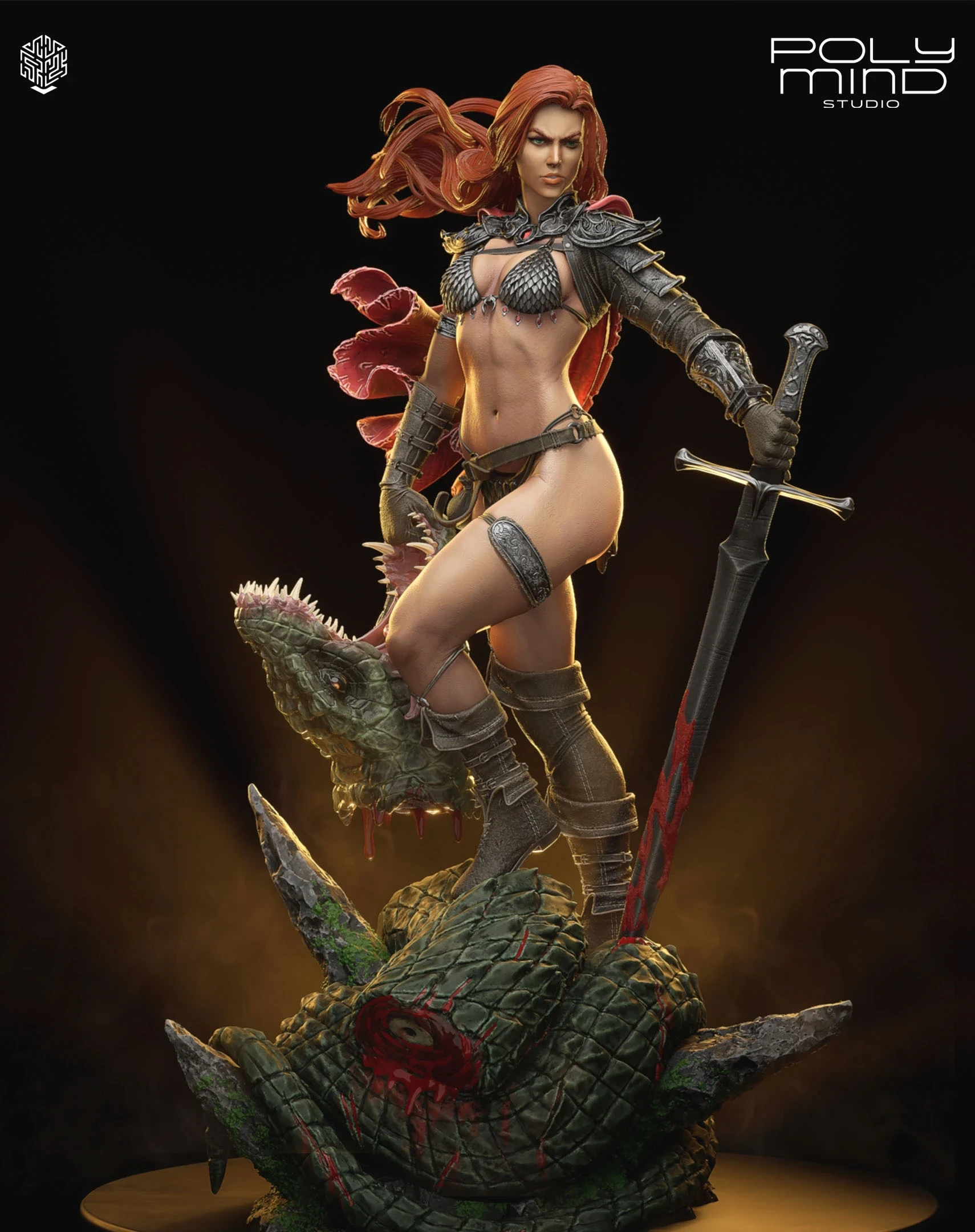 ArtStation - Red sonja fan art
