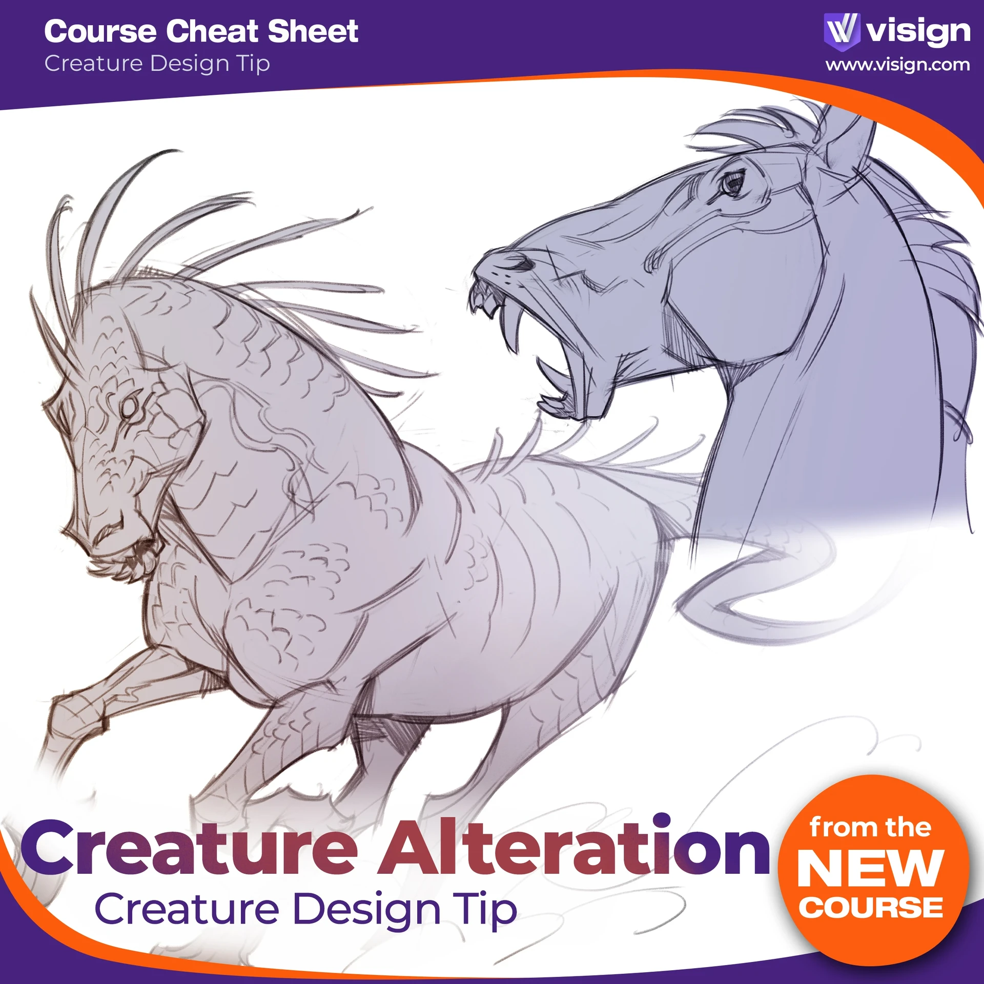ArtStation - Visign Cheat Sheet: Creature Alteration
