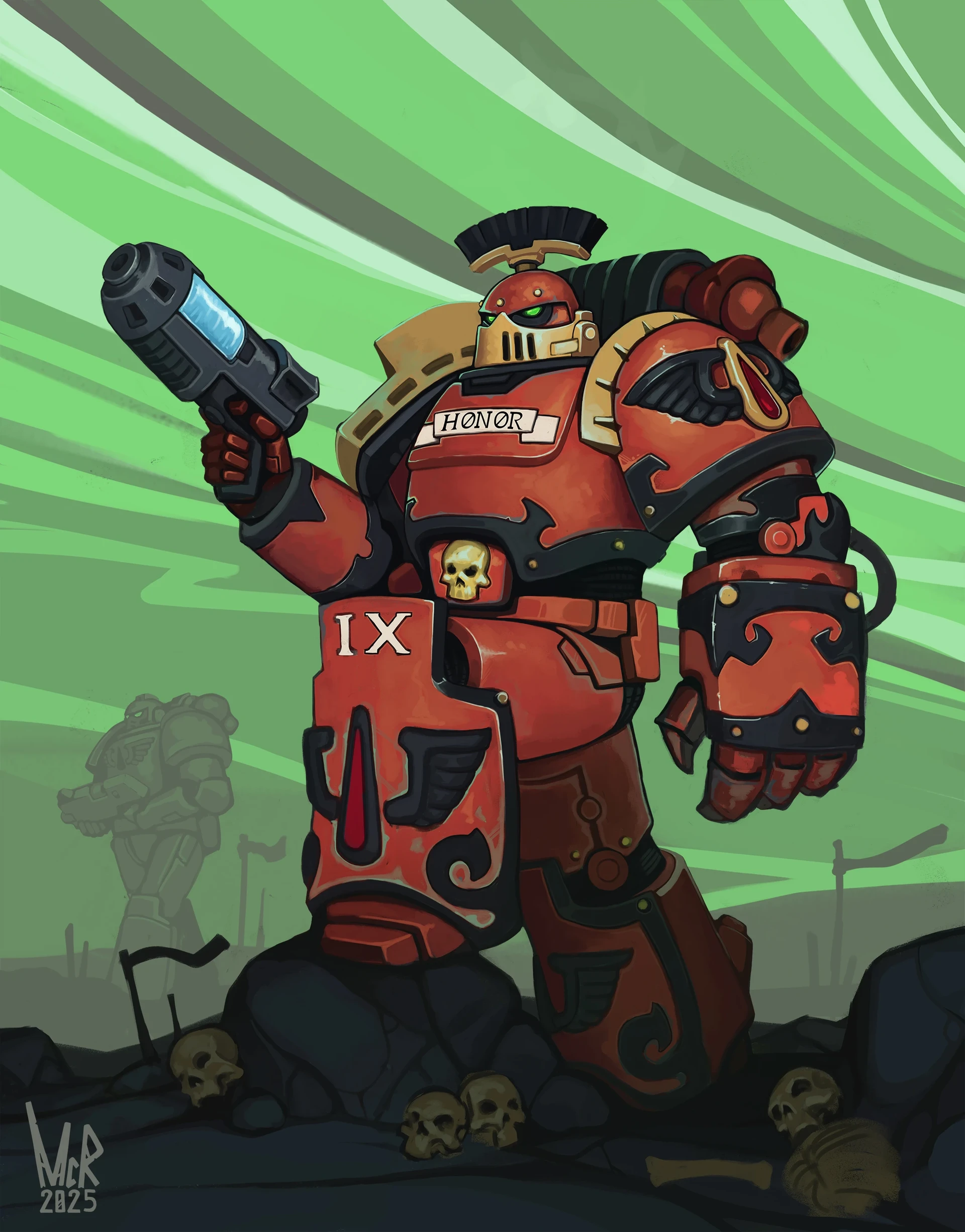 ArtStation - Blood Angel Veteran