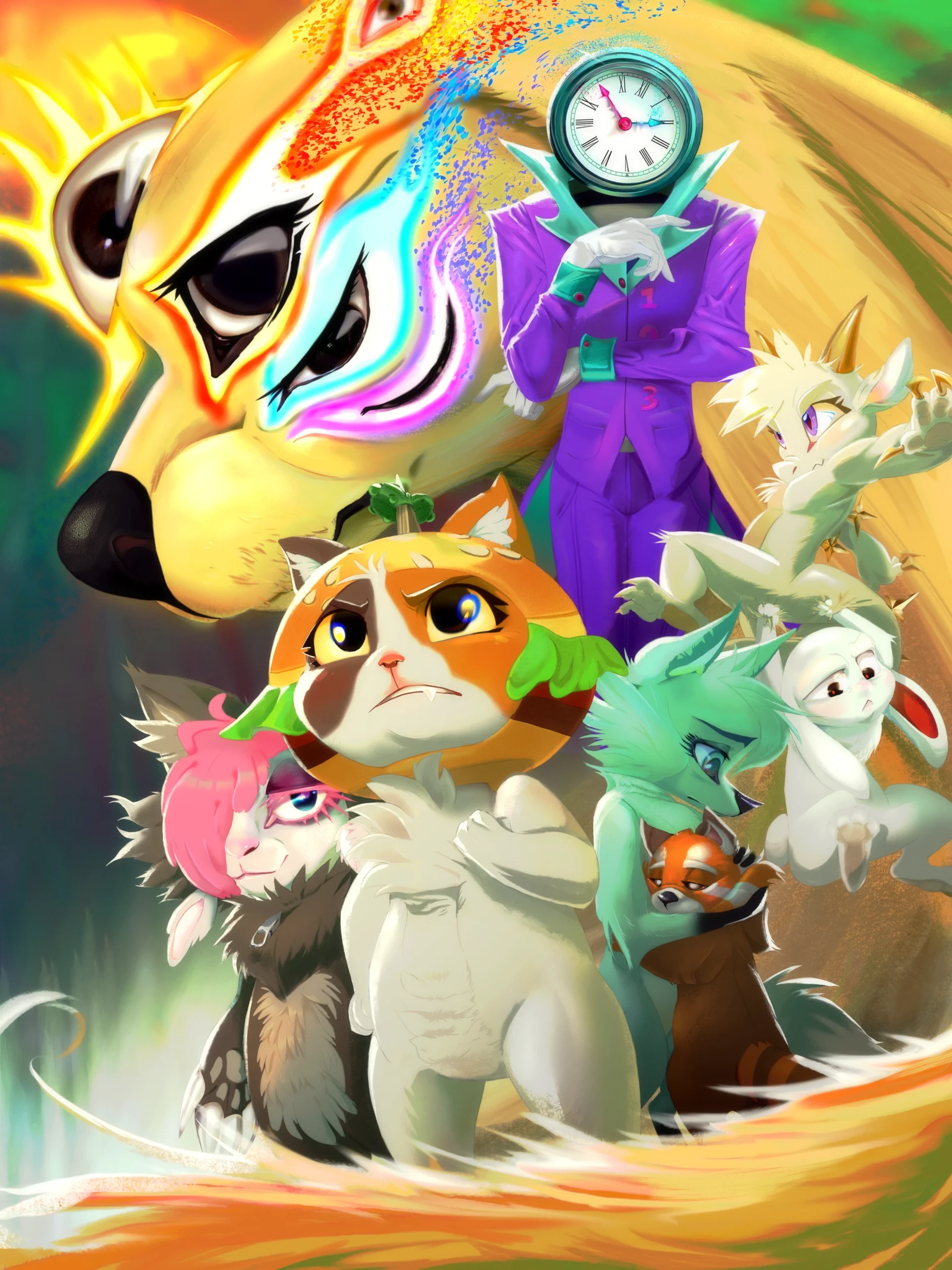 ArtStation - Chikn Nuggit - Chaos Demigod (Fanart)