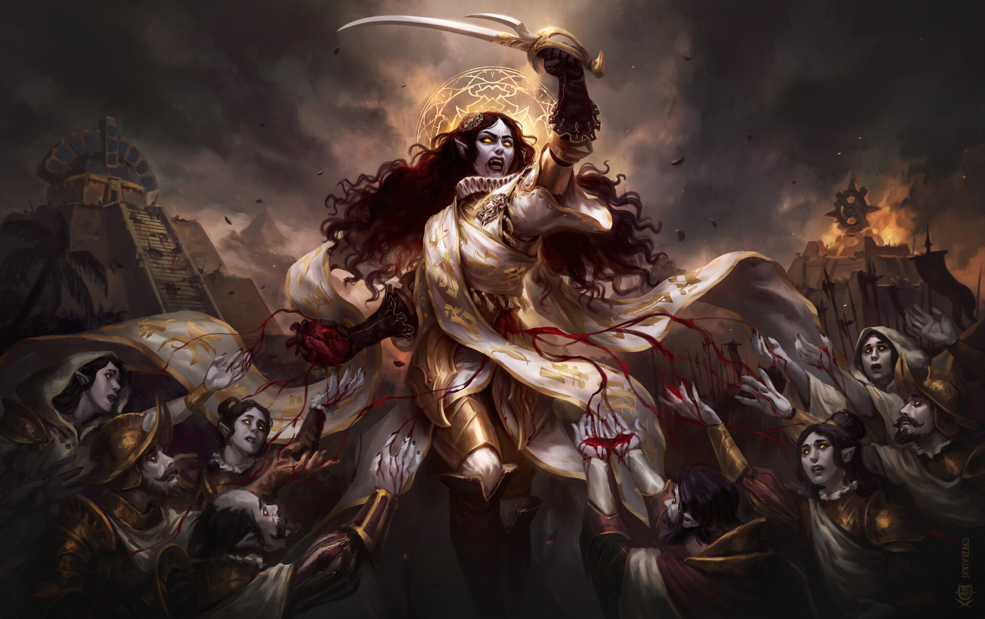 ArtStation - Elenda - The Dusk Rose [Fanart]