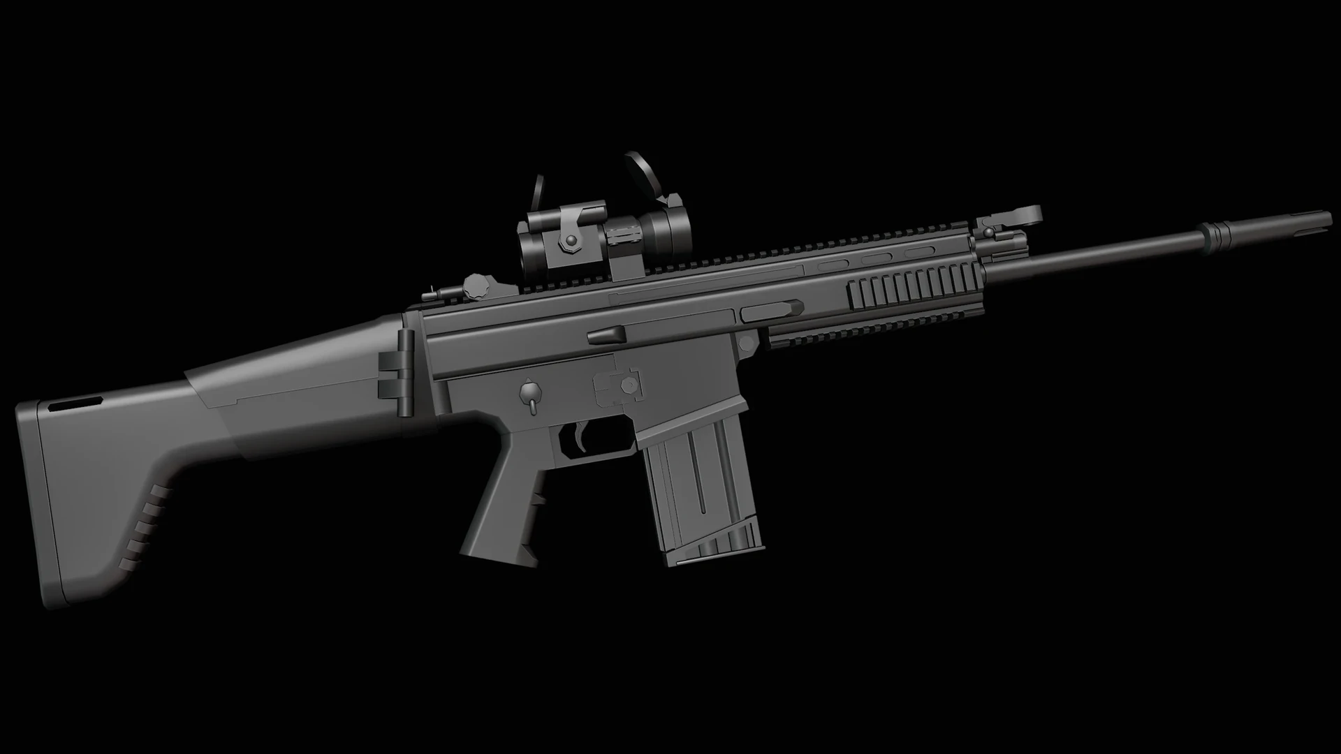 ArtStation - FN Scar H