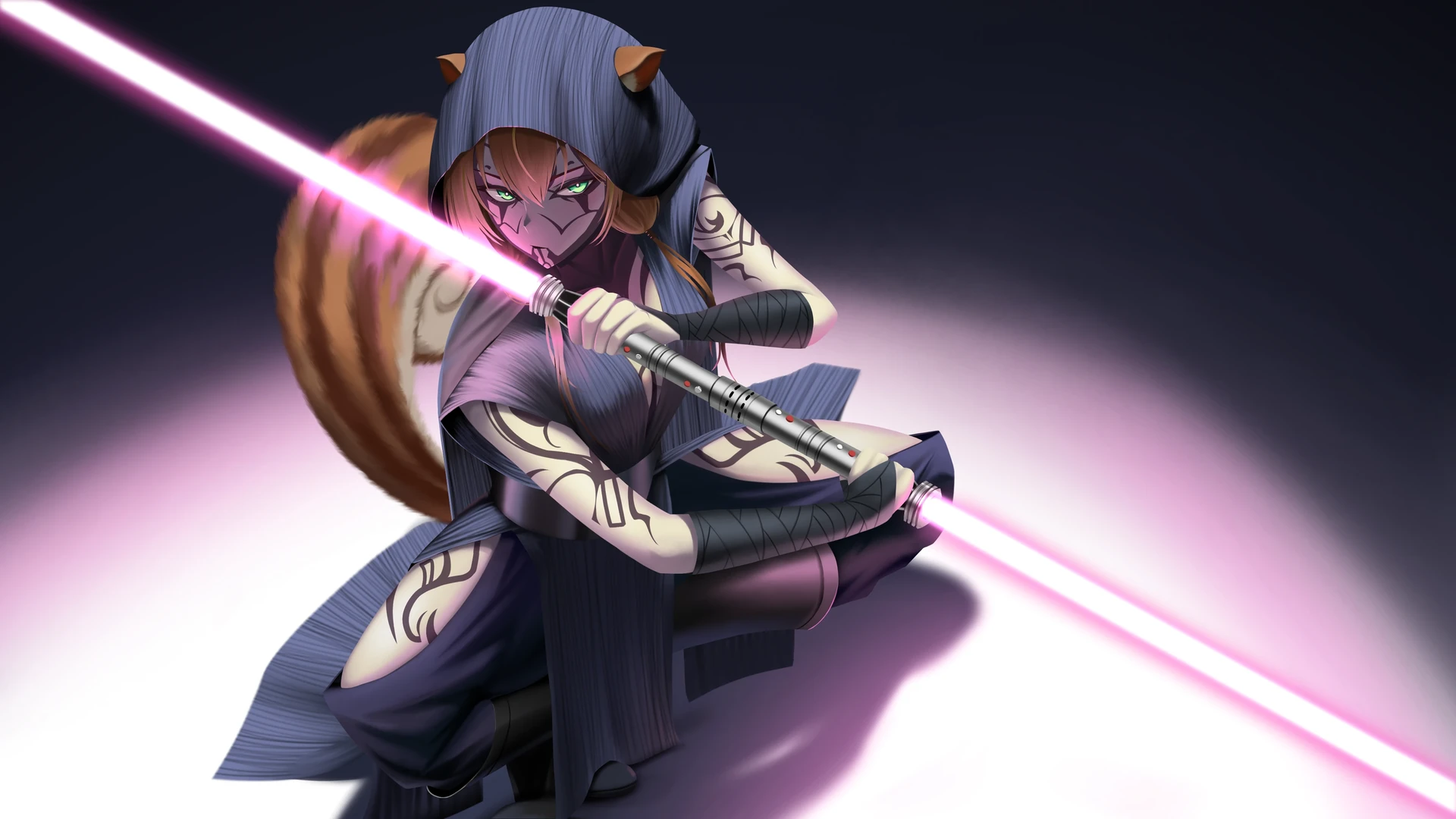 ArtStation - Ayunda Risu cosplaying as Darth Maul