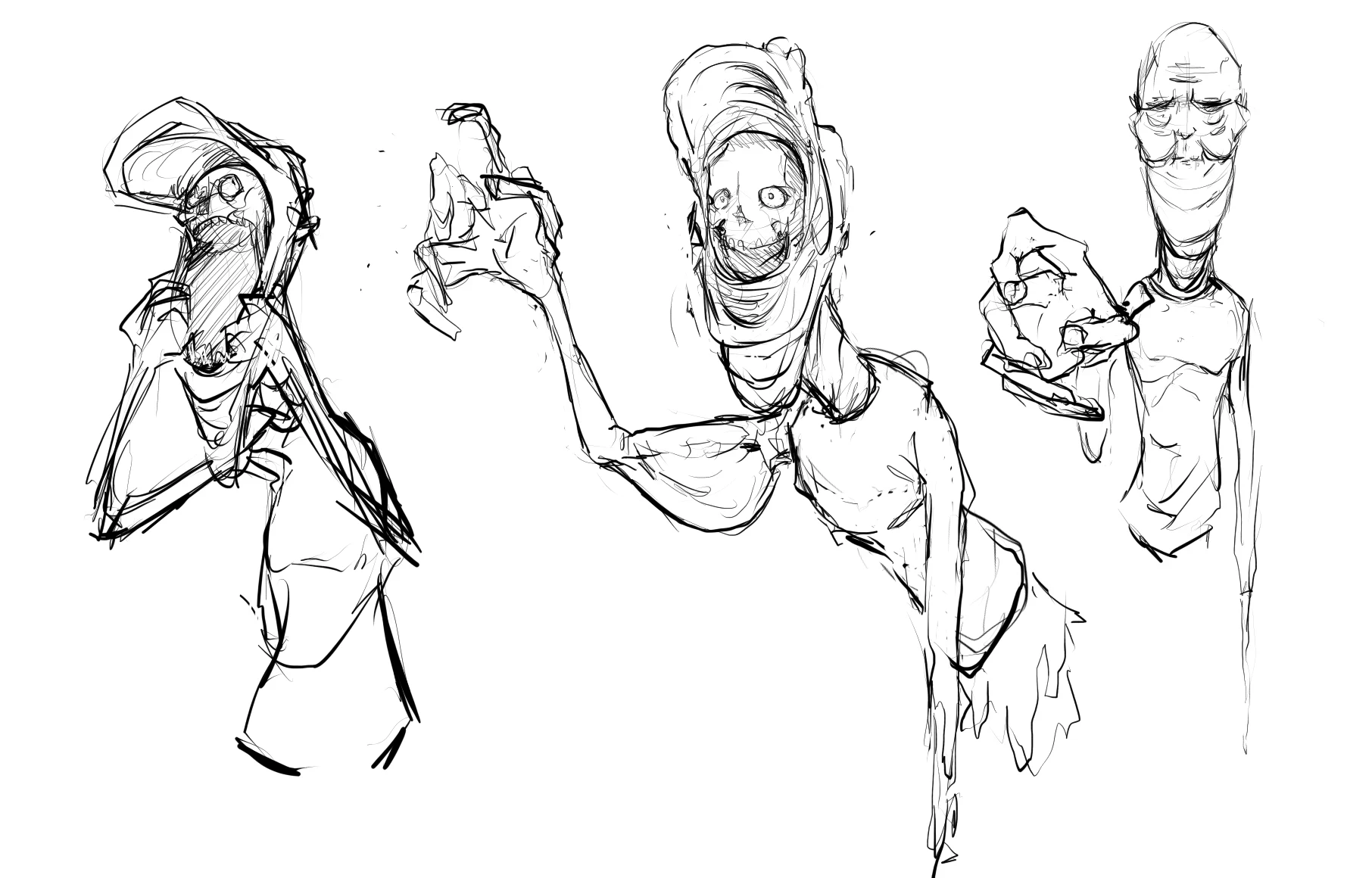 ArtStation - Haunting grandmother inspired by Little Nightmares